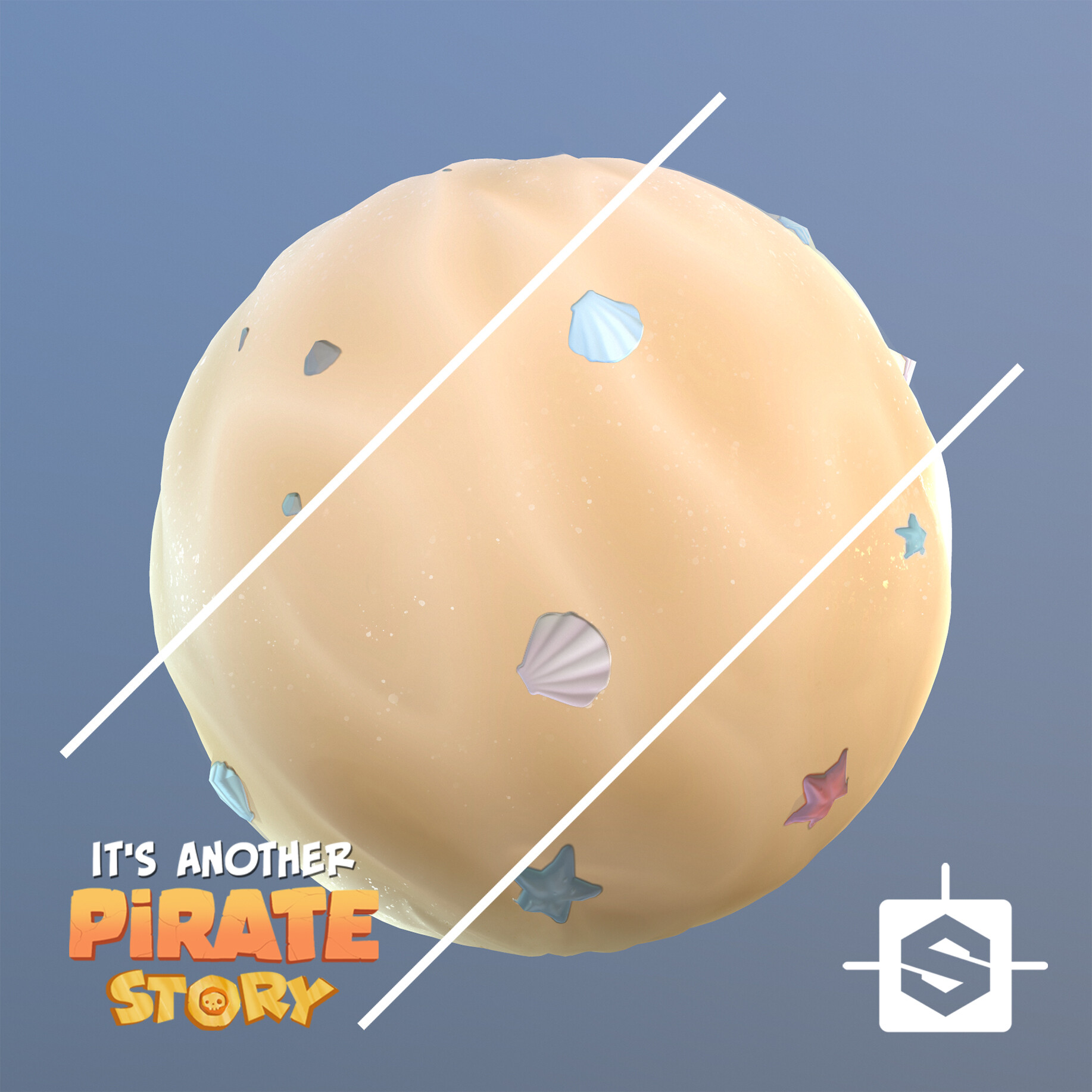 ArtStation - Beach Sand Stylized - Smart material