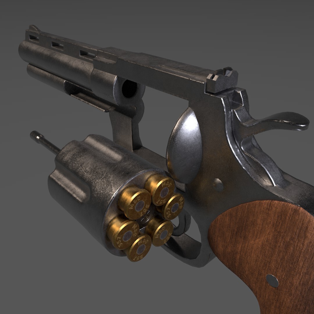 ArtStation - Revolver 357 Mag