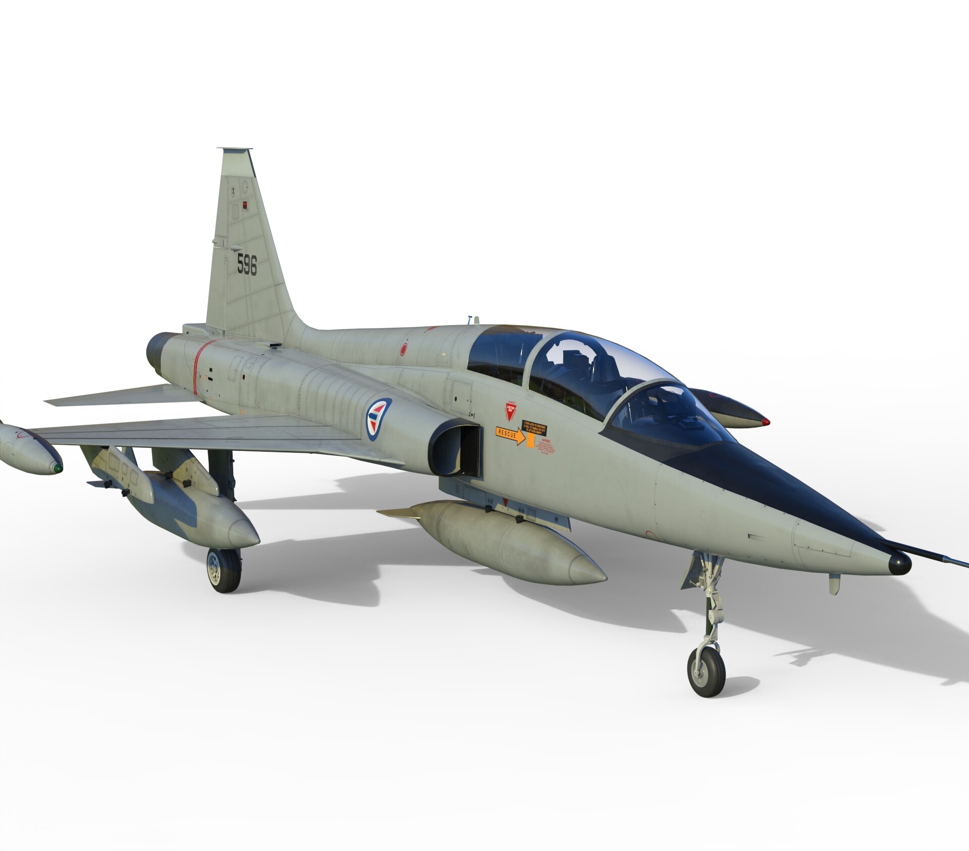 ArtStation - F-5B Freedom fighter 3D model