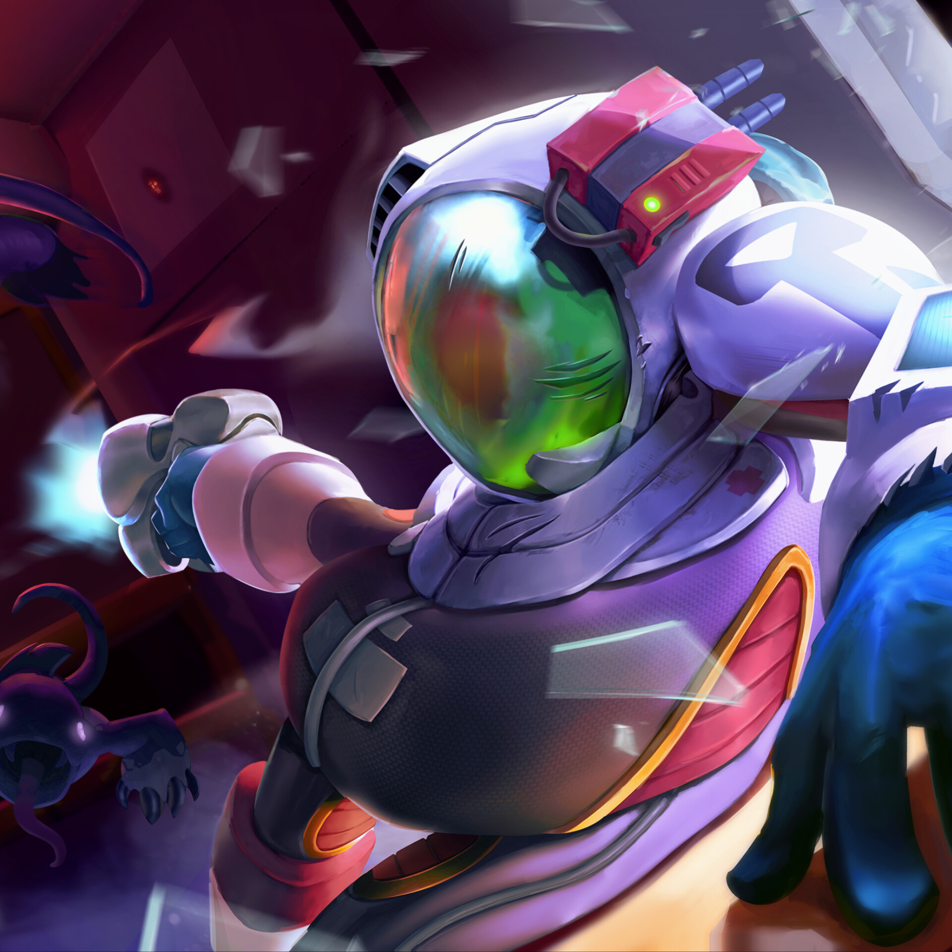 ArtStation - Space Raid - Splash Art