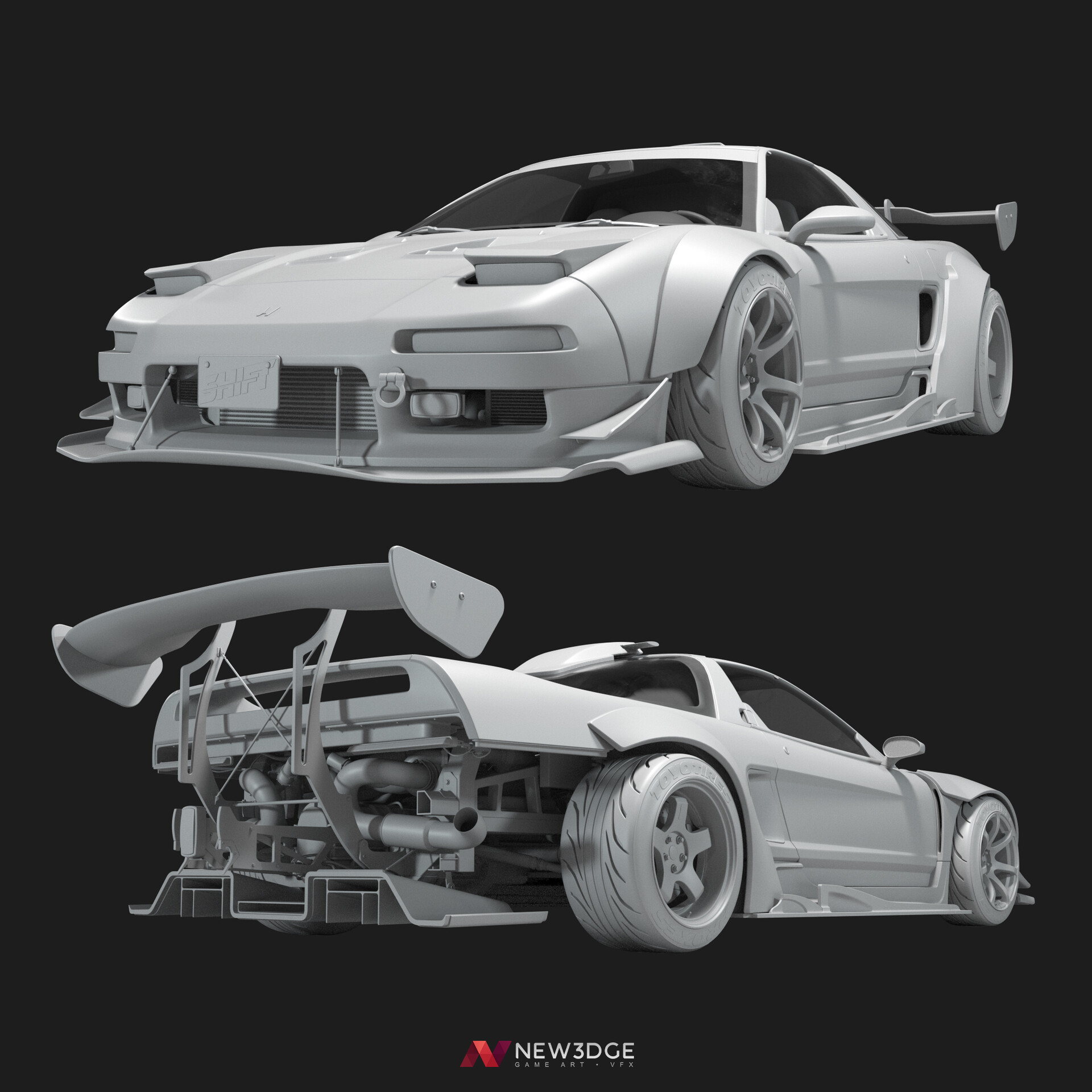 ArtStation - HONDA NSX - From SHIFT movie