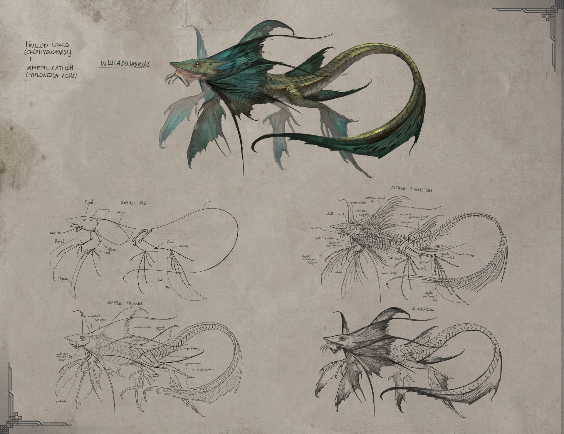 ArtStation - Creature anatomy class with Terryl Whitlatch - Creature ...