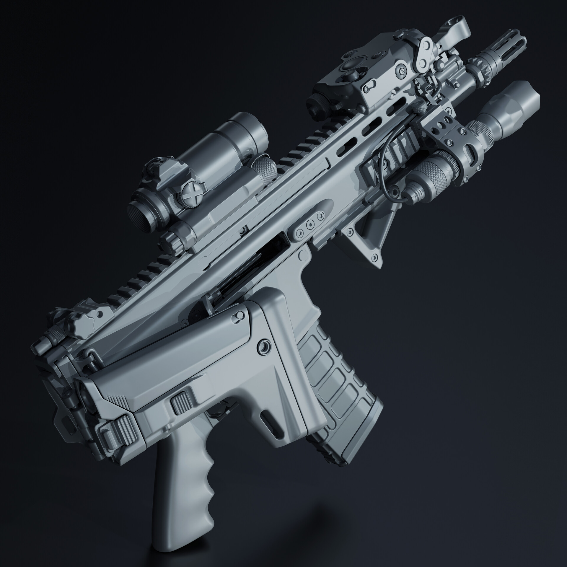 Nahum Alonso - FN SCAR 16 / HIGH-POLY