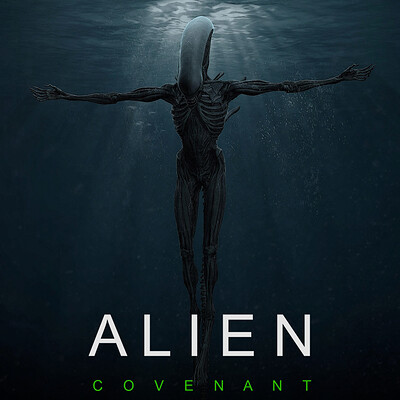 COLIN SHULVER - Alien Covenant - Early Neomorph Concepts