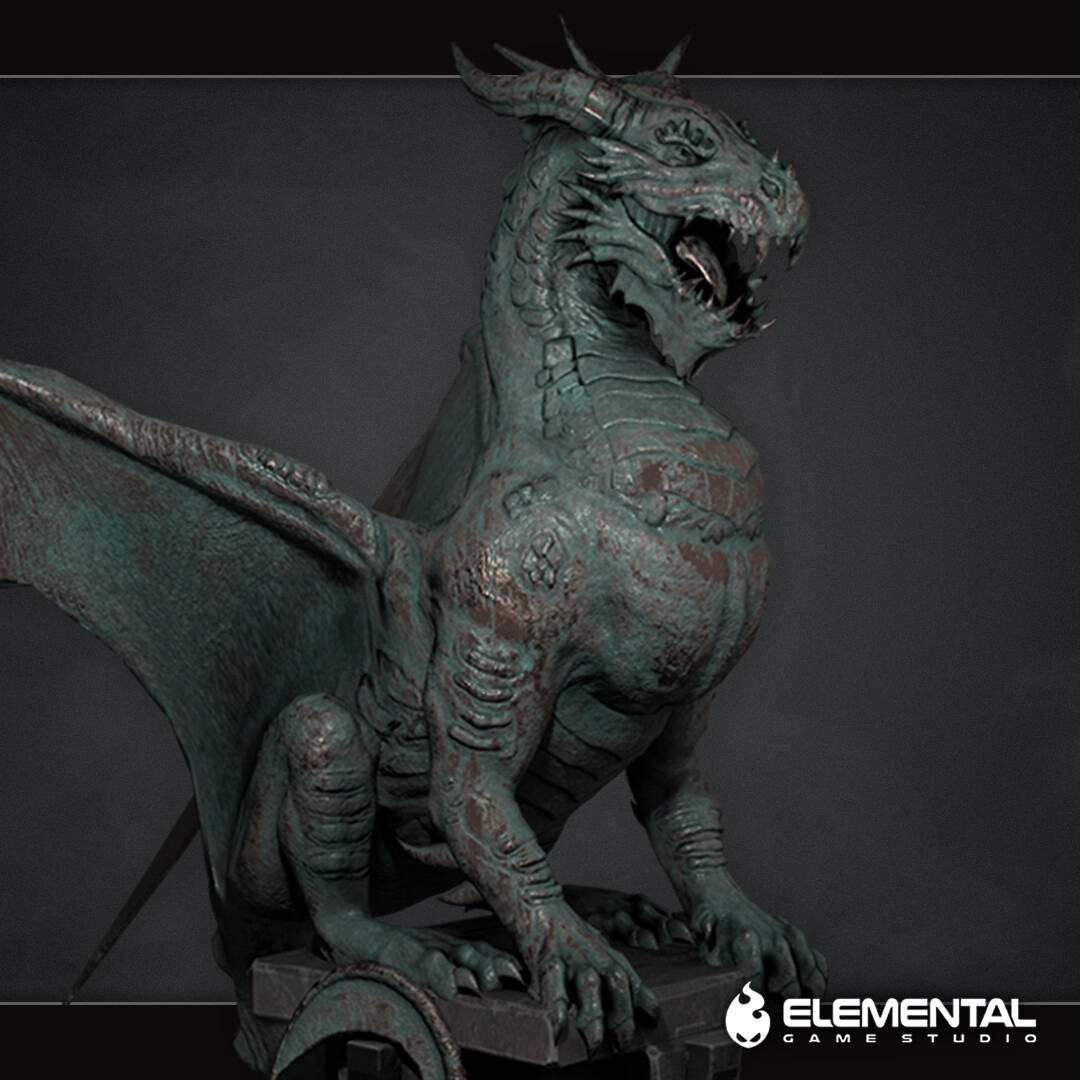 ArtStation - Dragon Monument