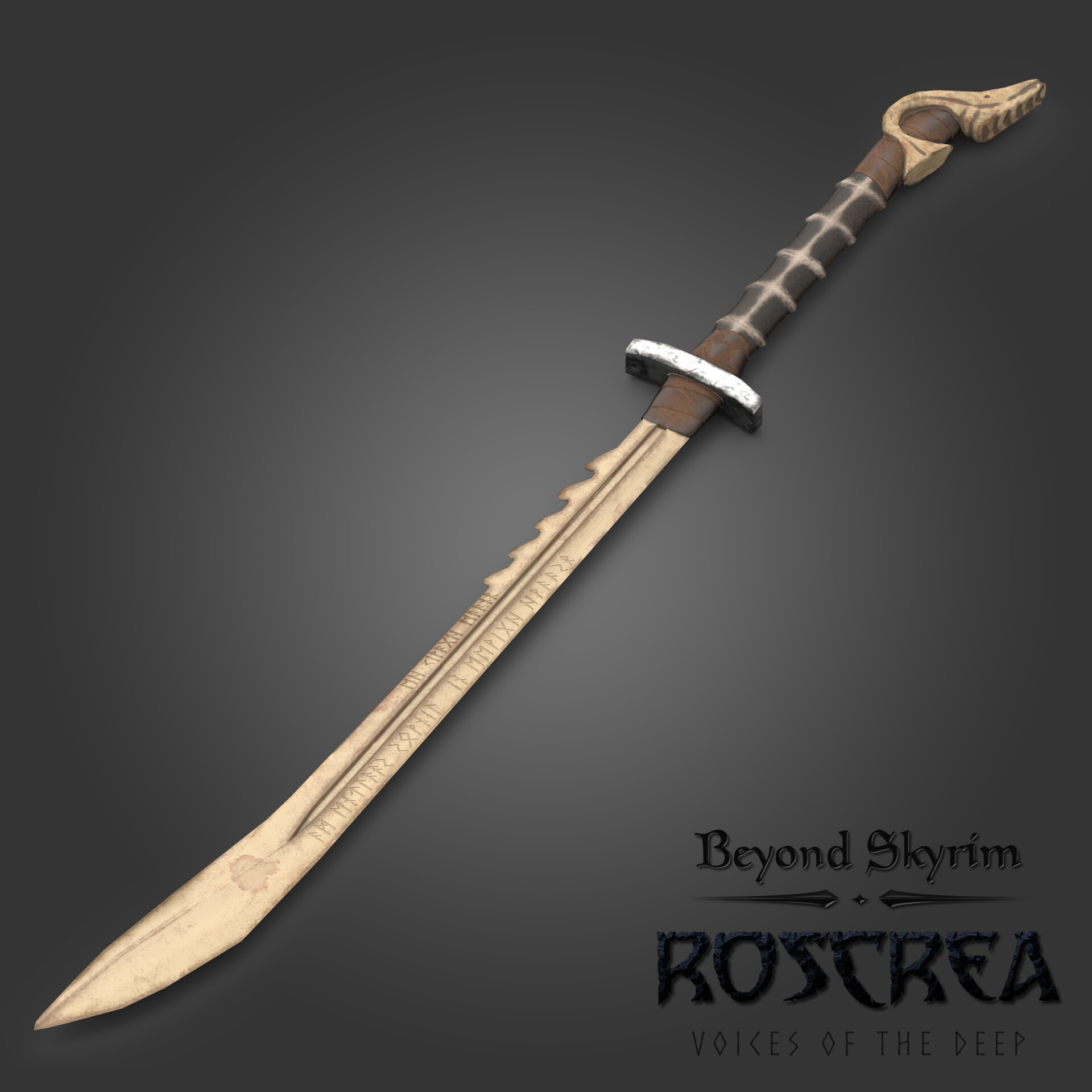 ArtStation - Whale Cult Great sword