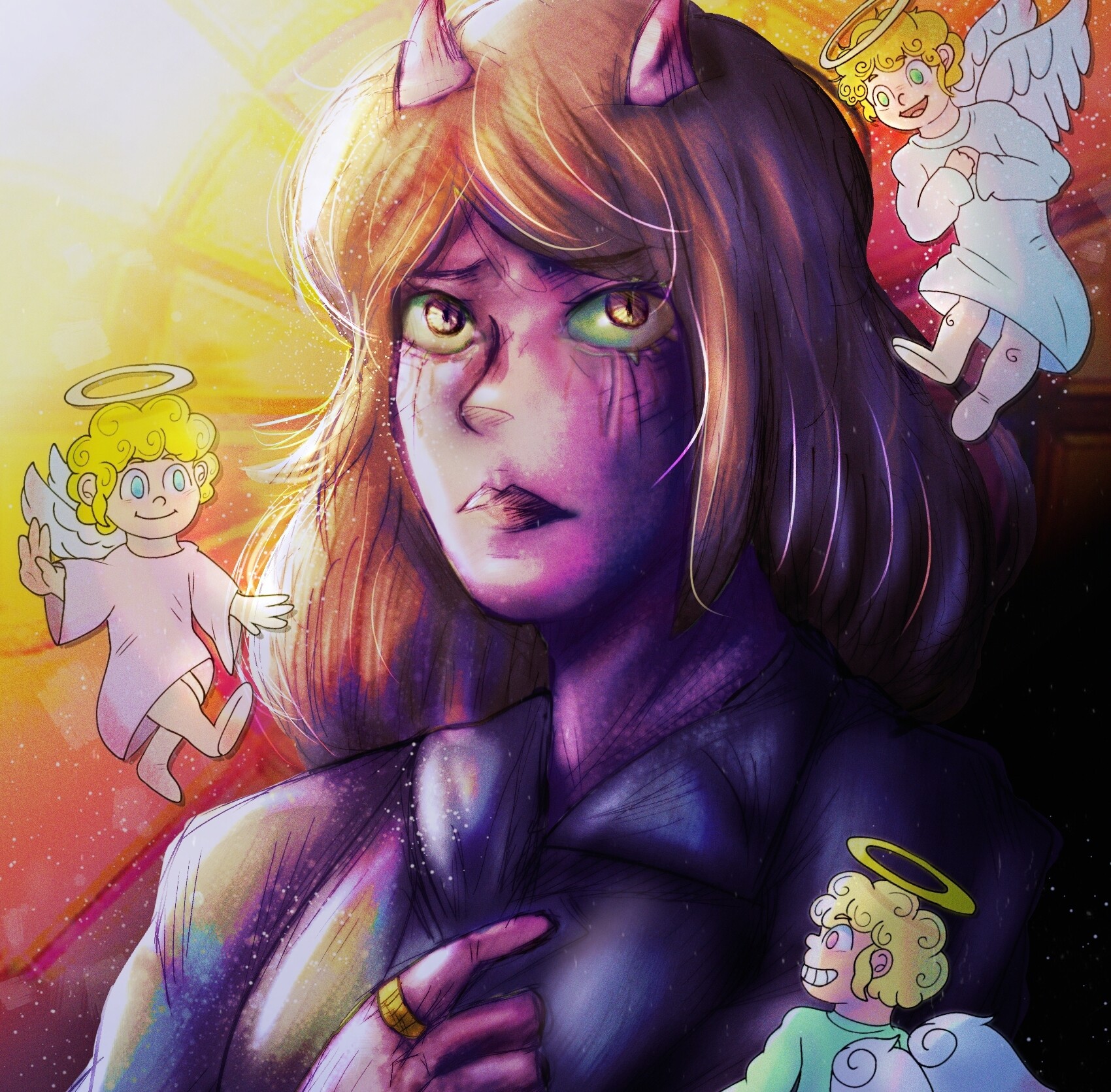 ArtStation - Fake Angels, Real Demons