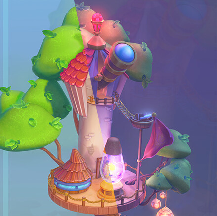 ArtStation - Magic Tree House