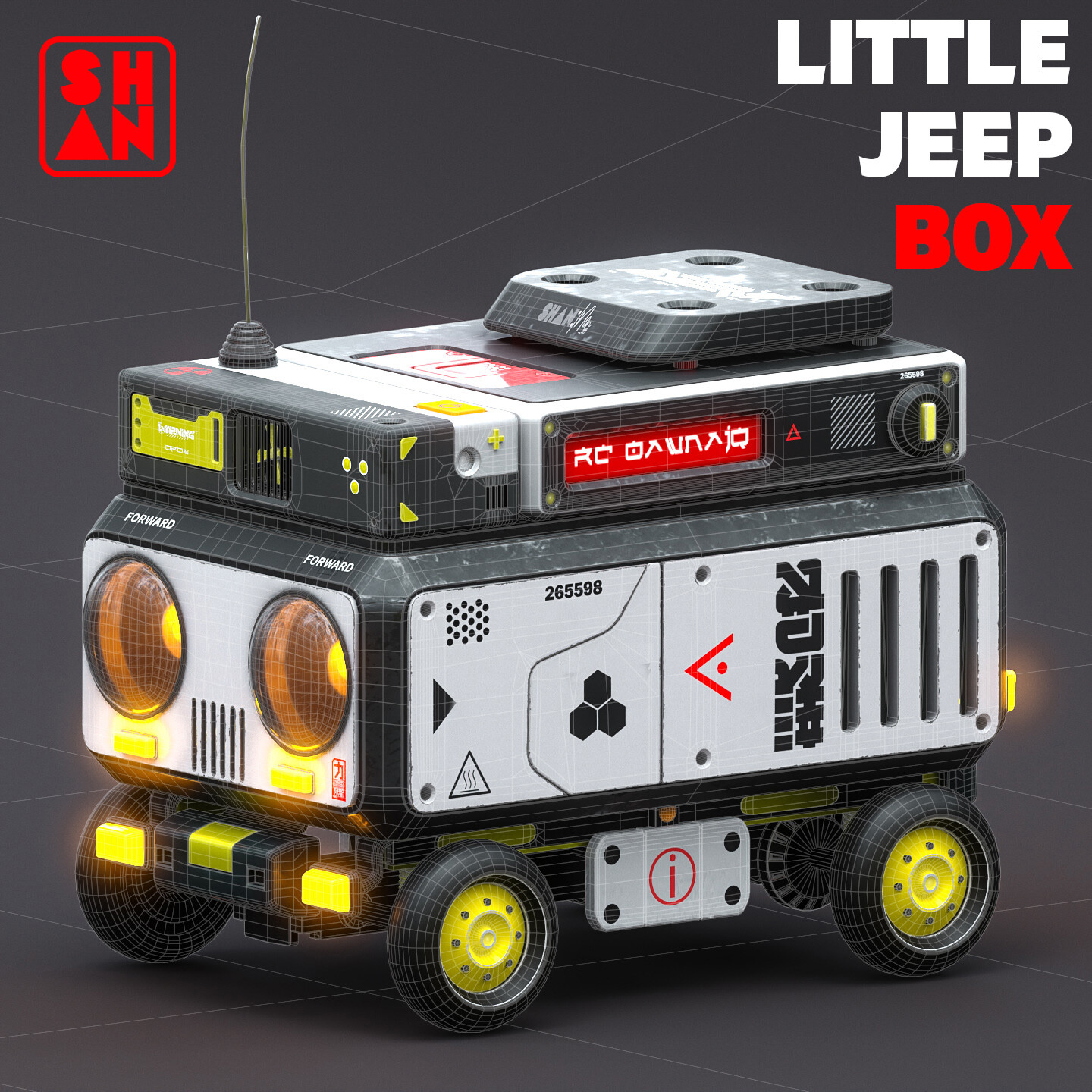 ArtStation - LITTLE JEEP BOX