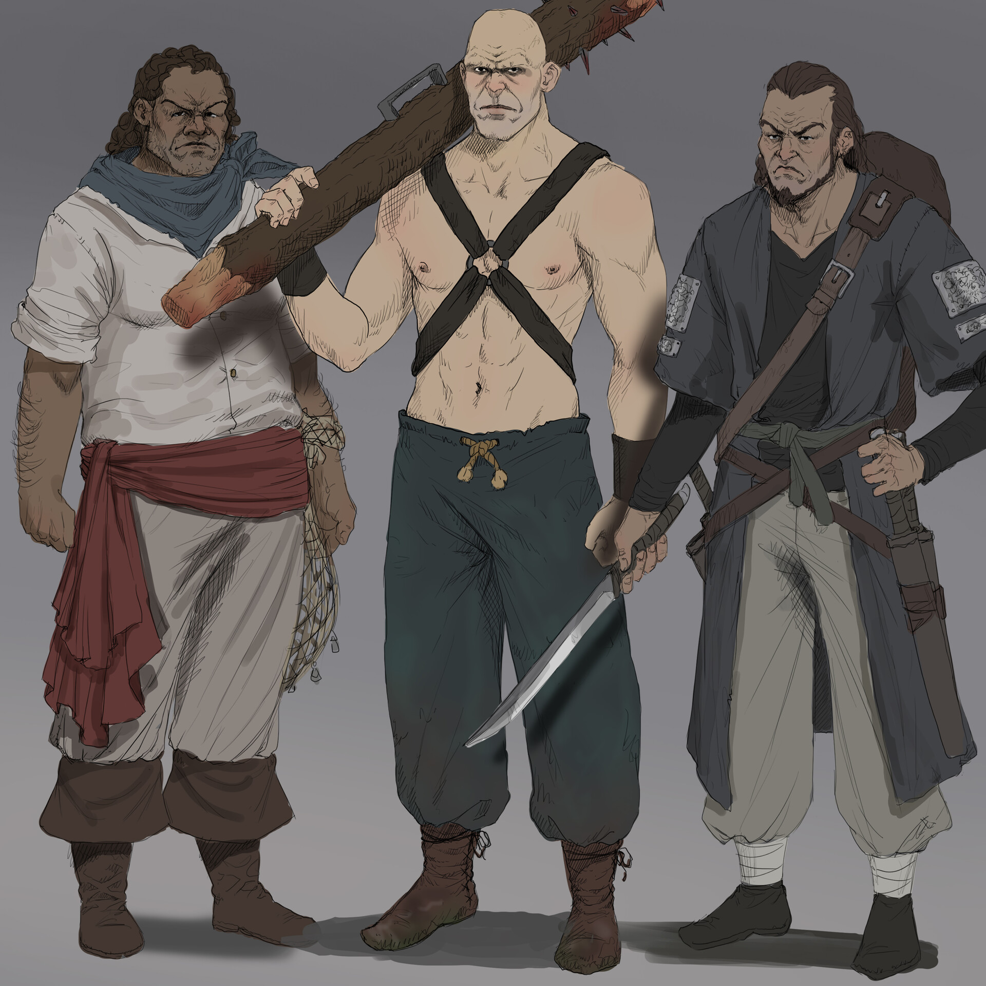 ArtStation - Project Prison: Some of the criminals