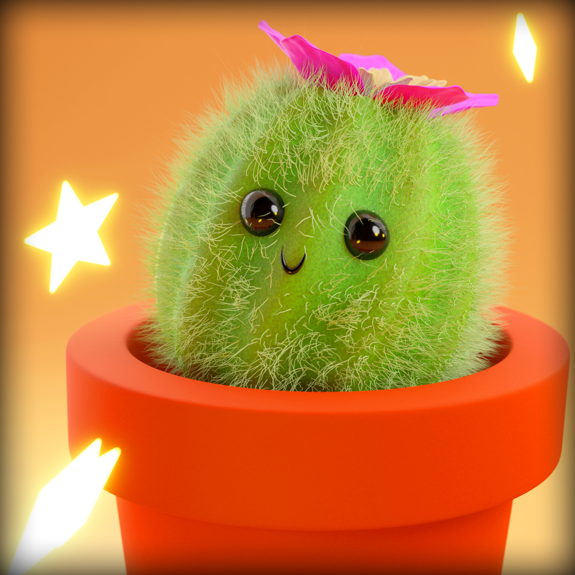 ArtStation - Happy Cactus