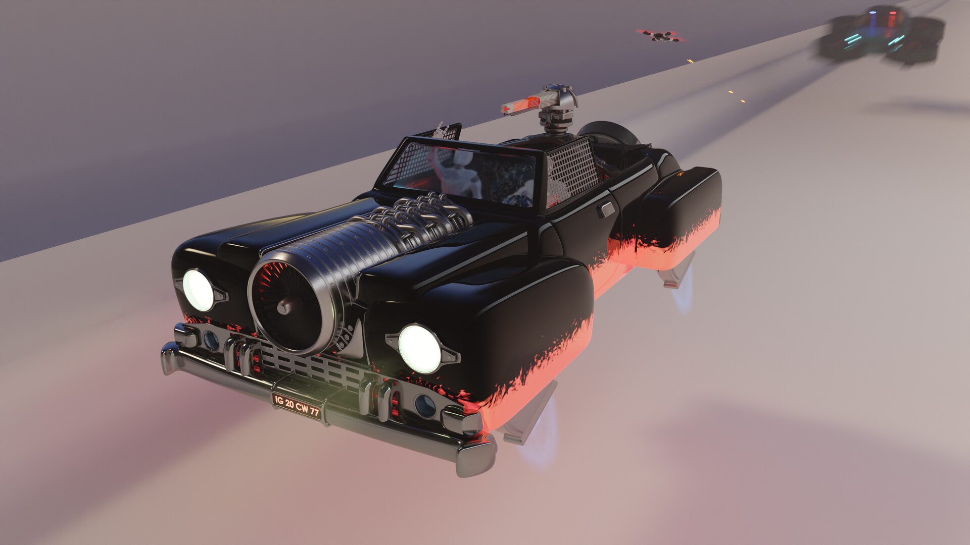 ArtStation - Retro Mayhem - concept for the Cyber Warfare contest