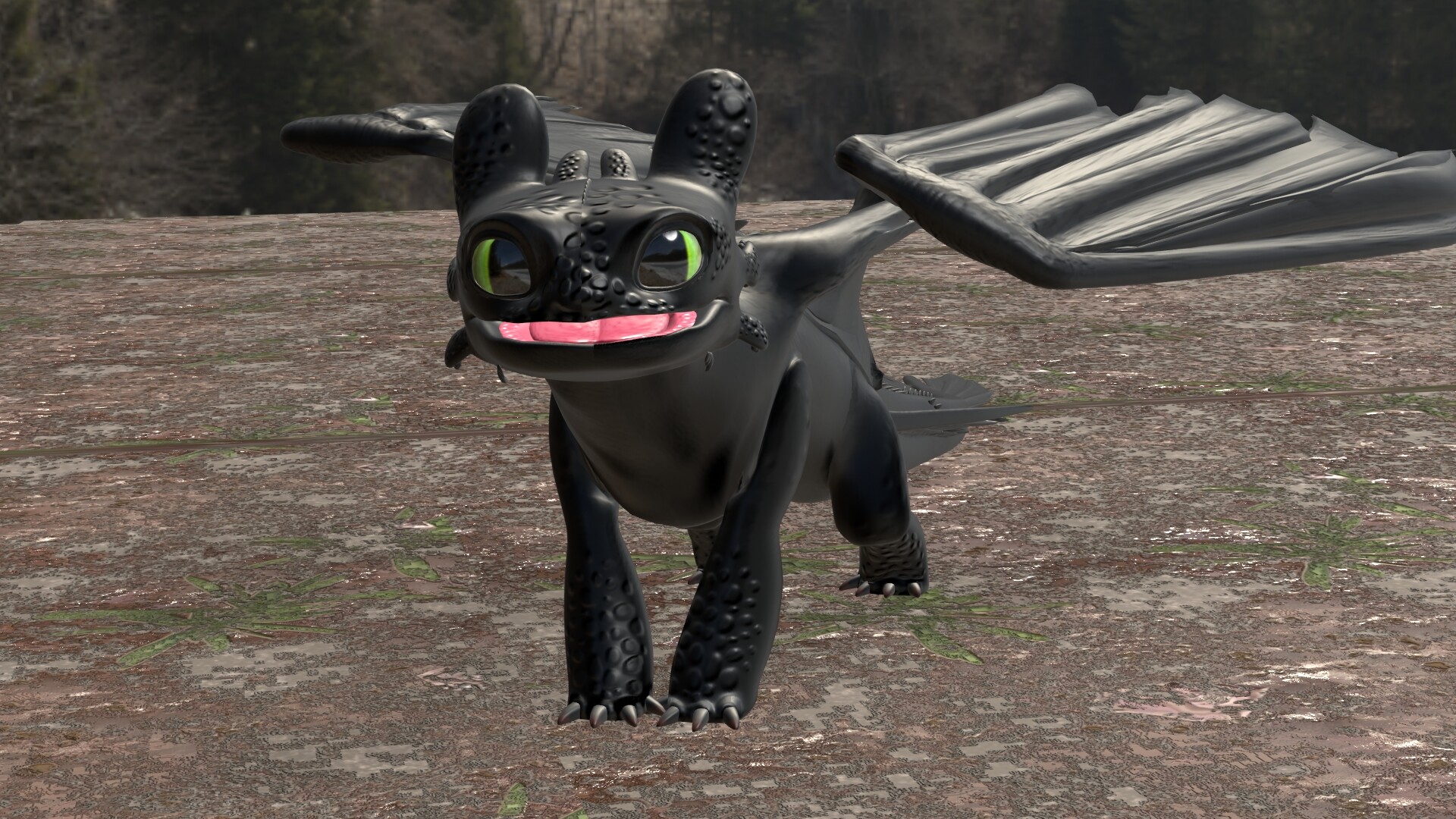 ArtStation - Toothless Animation Test