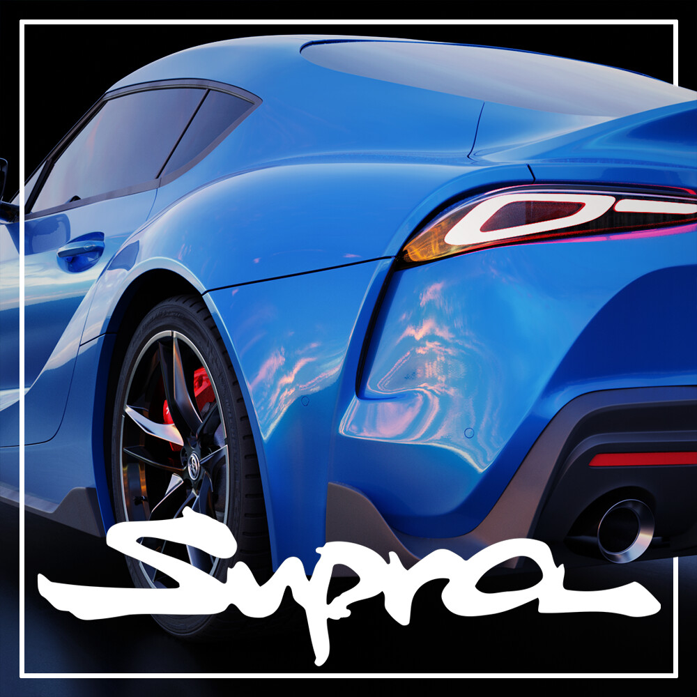 ArtStation - Toyota Supra MK5