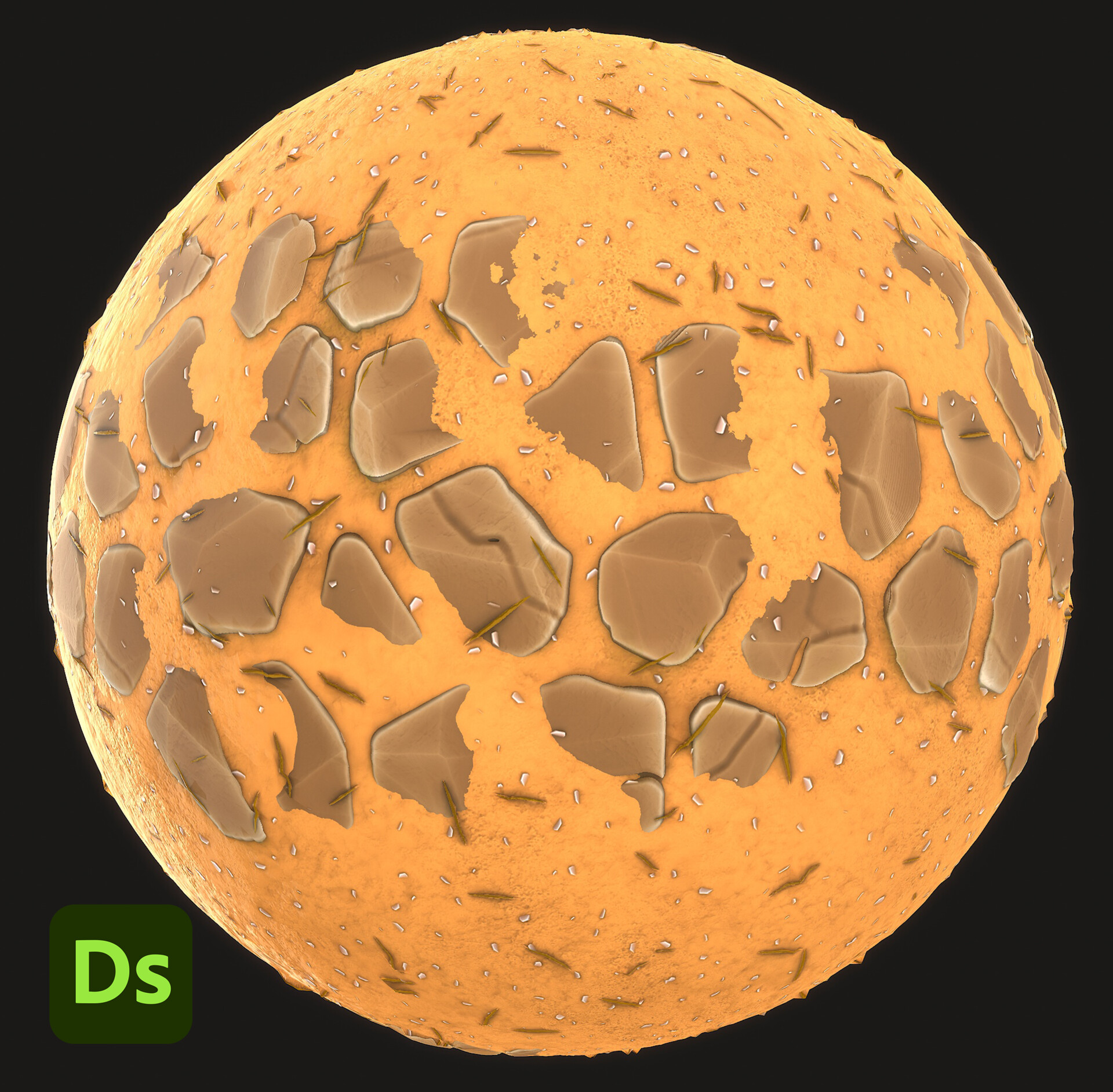 ArtStation - Stylized Sand Material