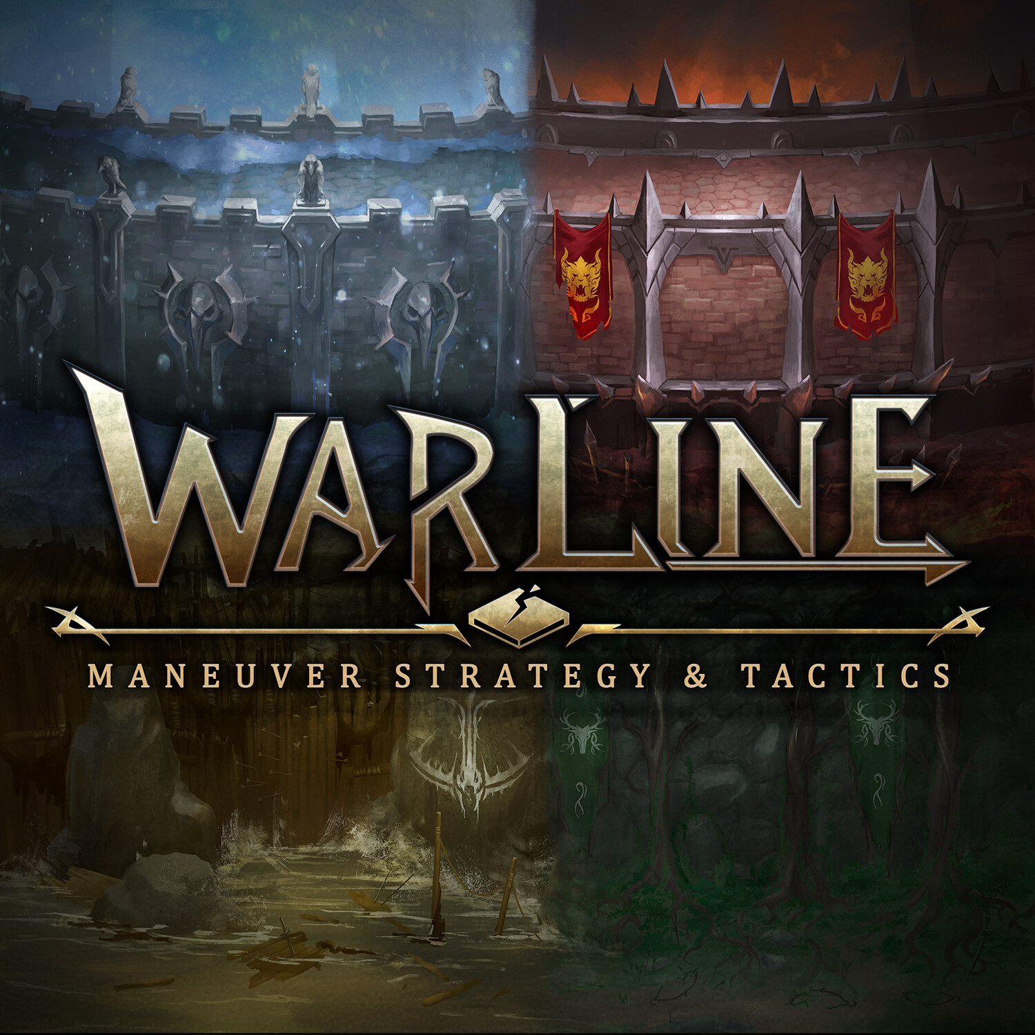 ArtStation - WARLINE-Rampart,Castle,Army Emblem etc.