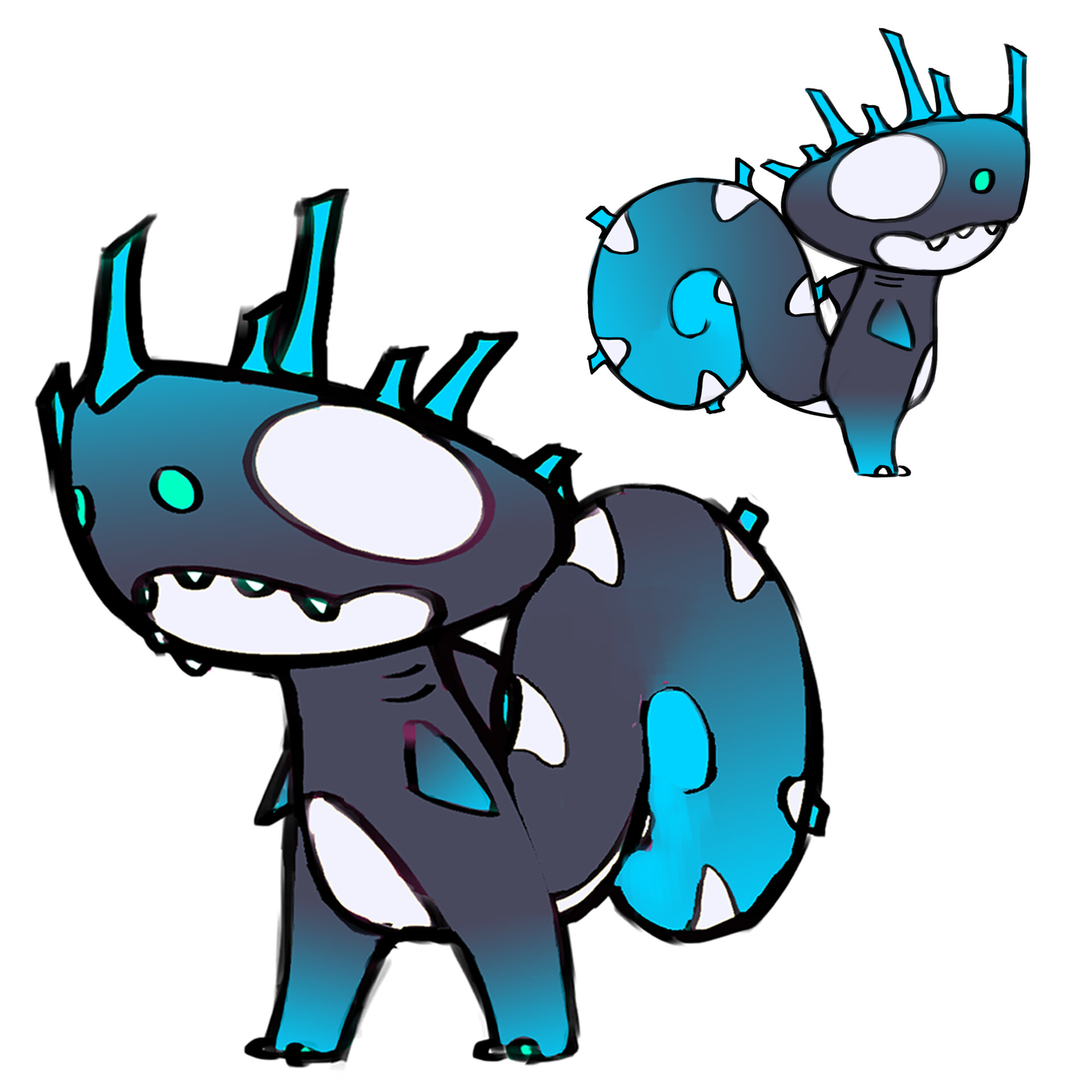 ArtStation - MIMICORPS | Creature Design Turnaround Sketch