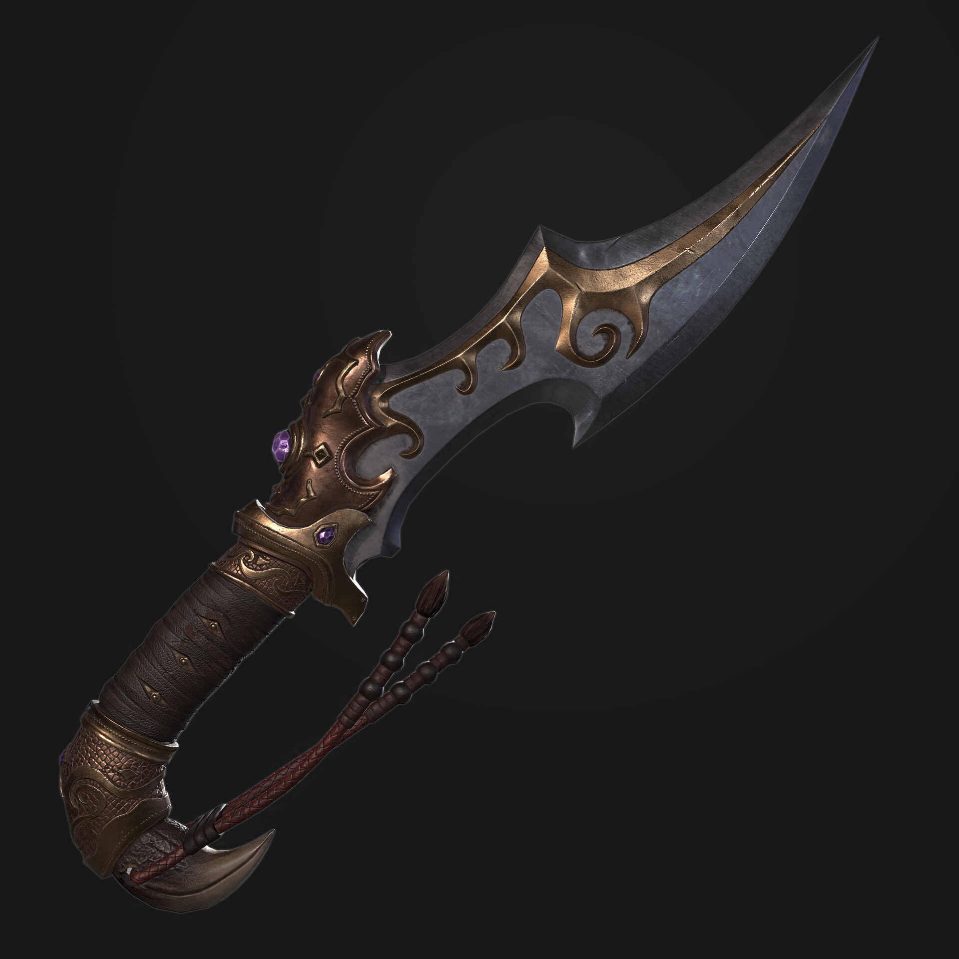 ArtStation - Game ready Fantasy Dagger