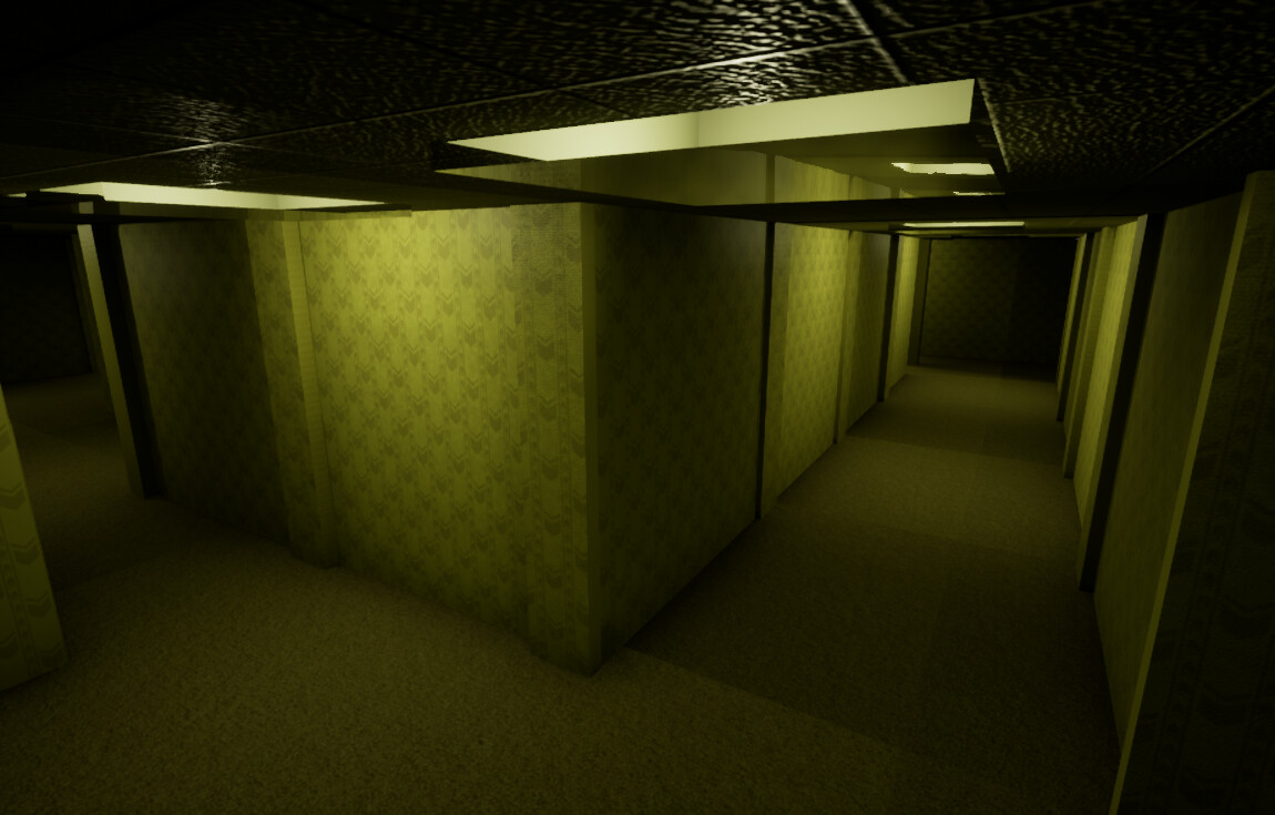 ArtStation - Low Poly Backrooms