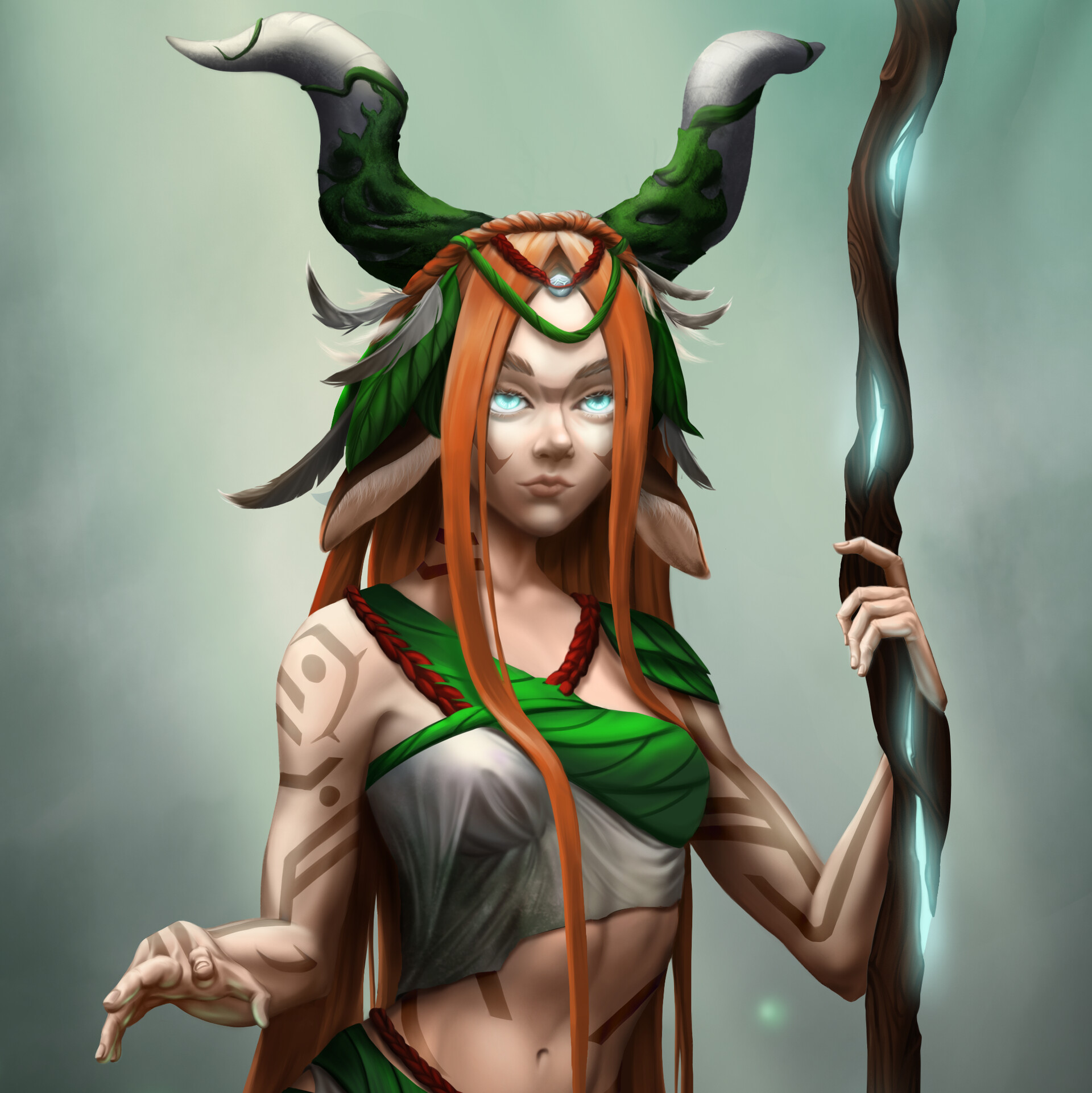 ArtStation - Eira the Red Deer [OC]