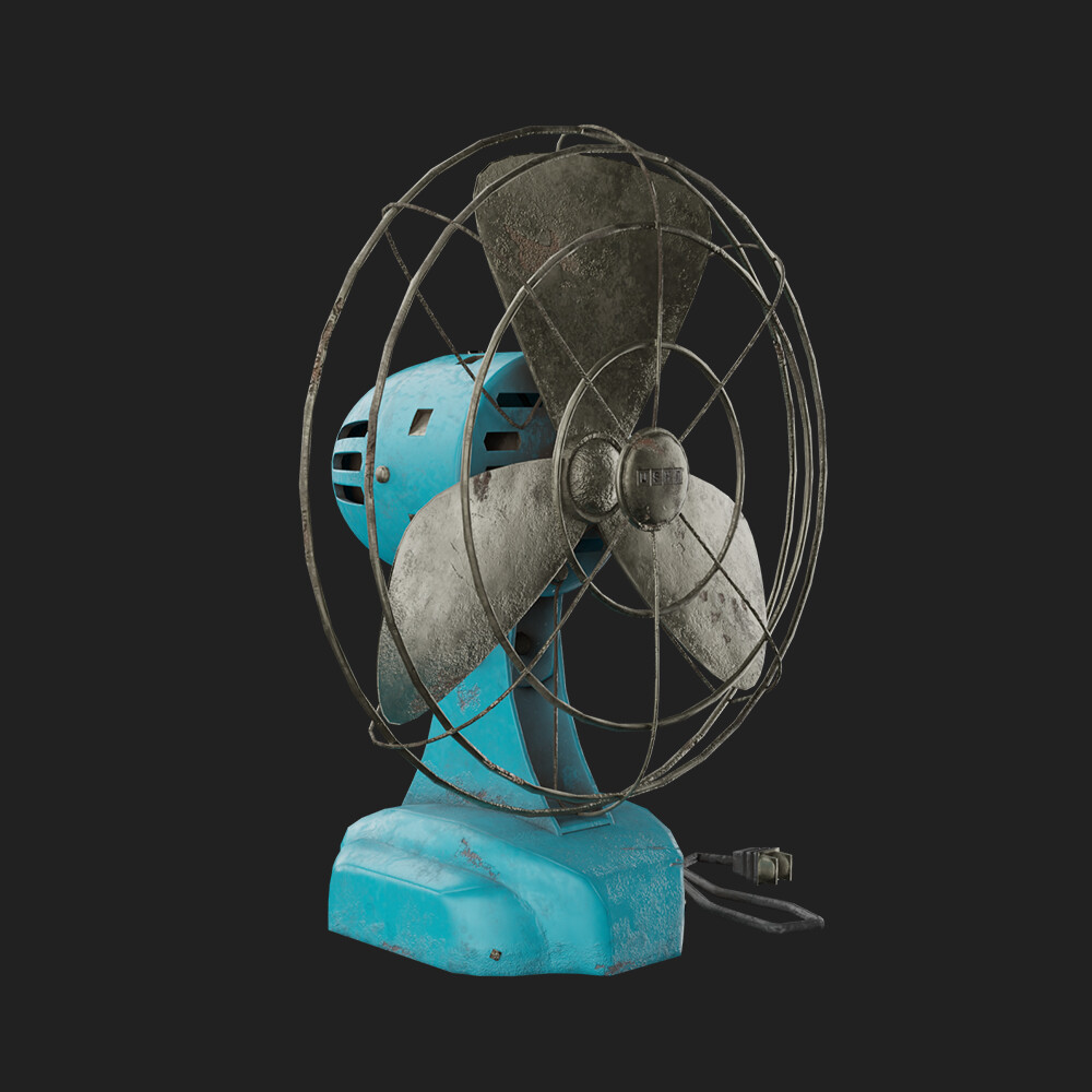 ArtStation - Vintage Fan Prop