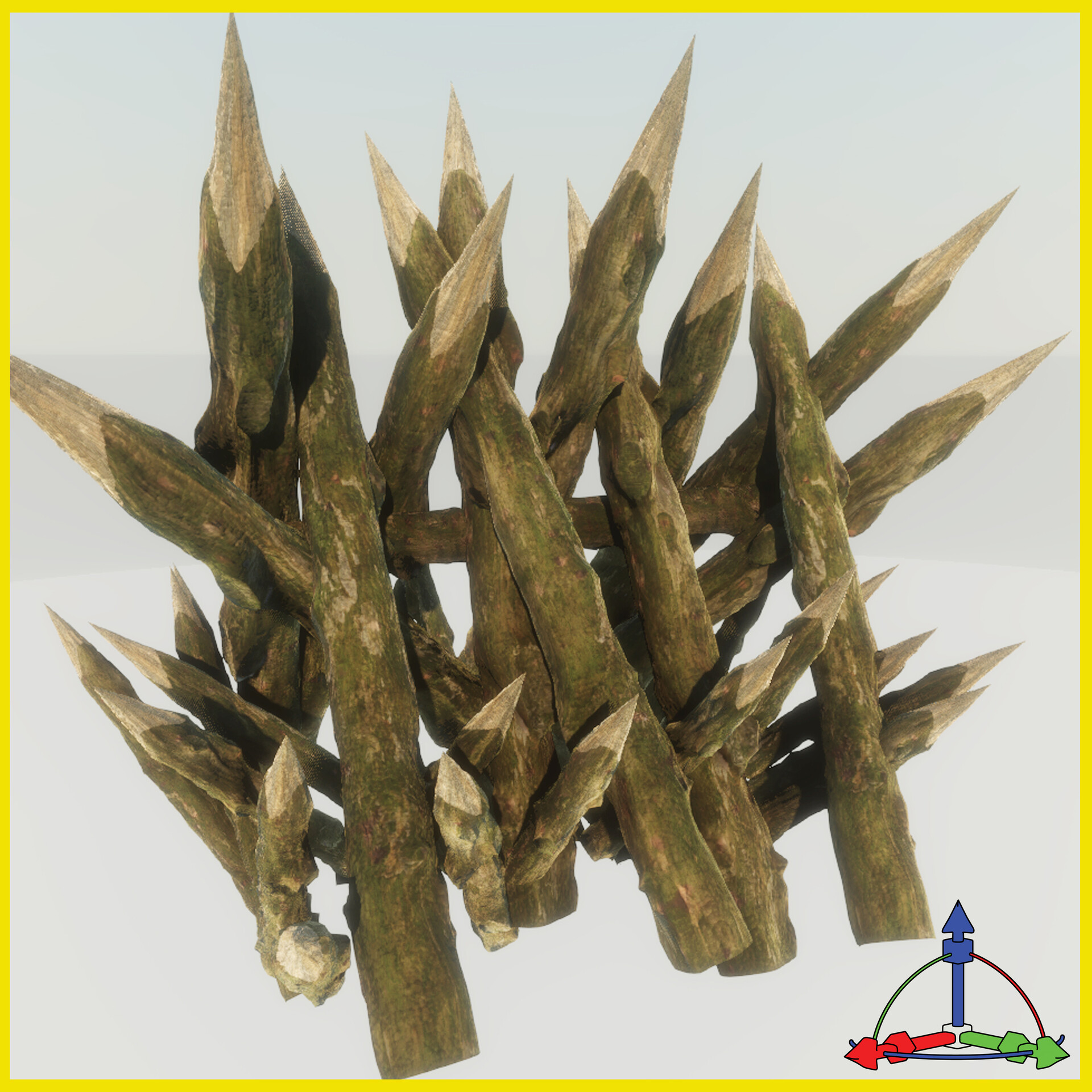 Gregory Wells-Bruneau MoveRotateReize - Wood Spikes