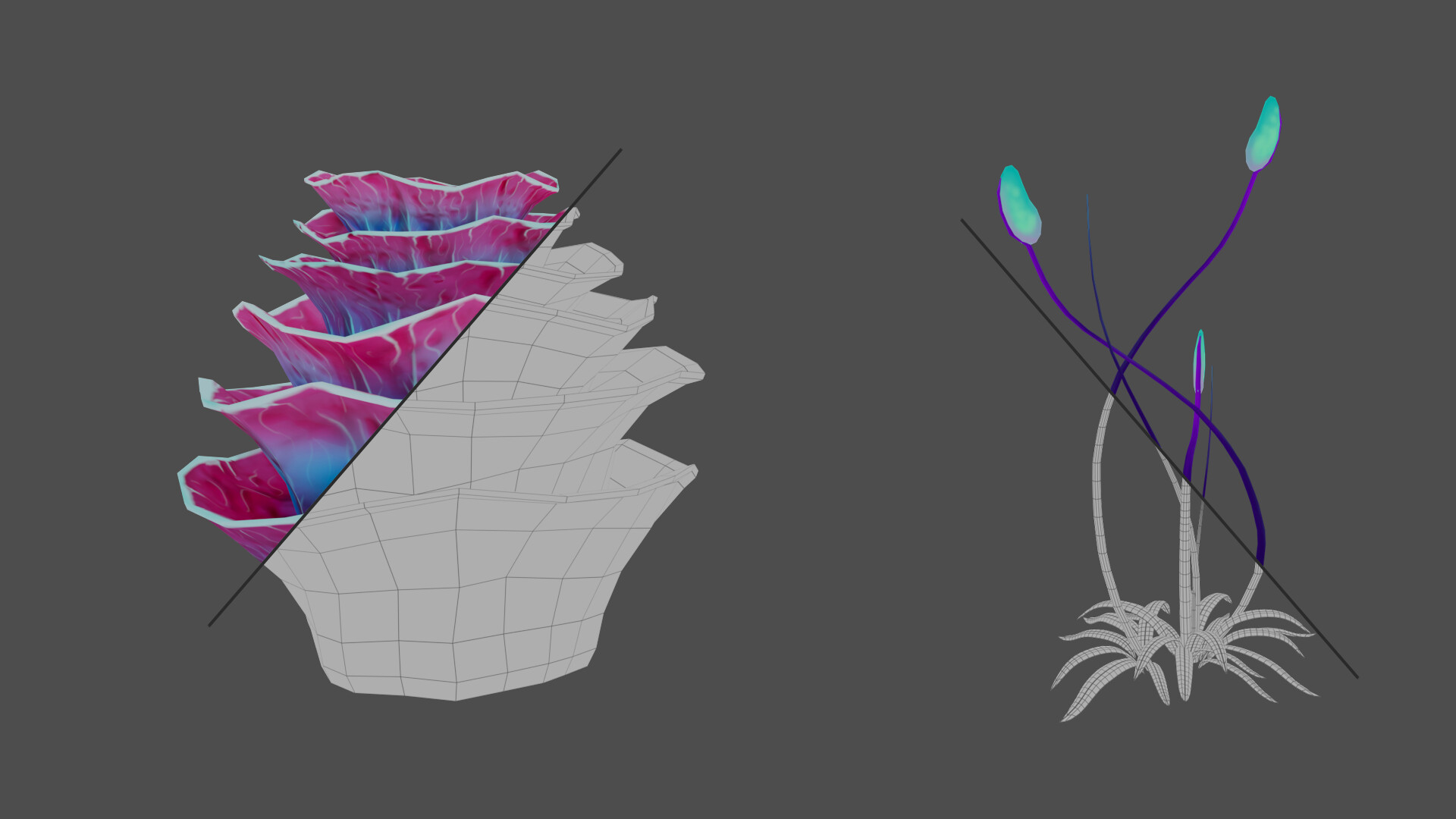 ArtStation - [3D] Plants modeling (from Al-one short film 2020)