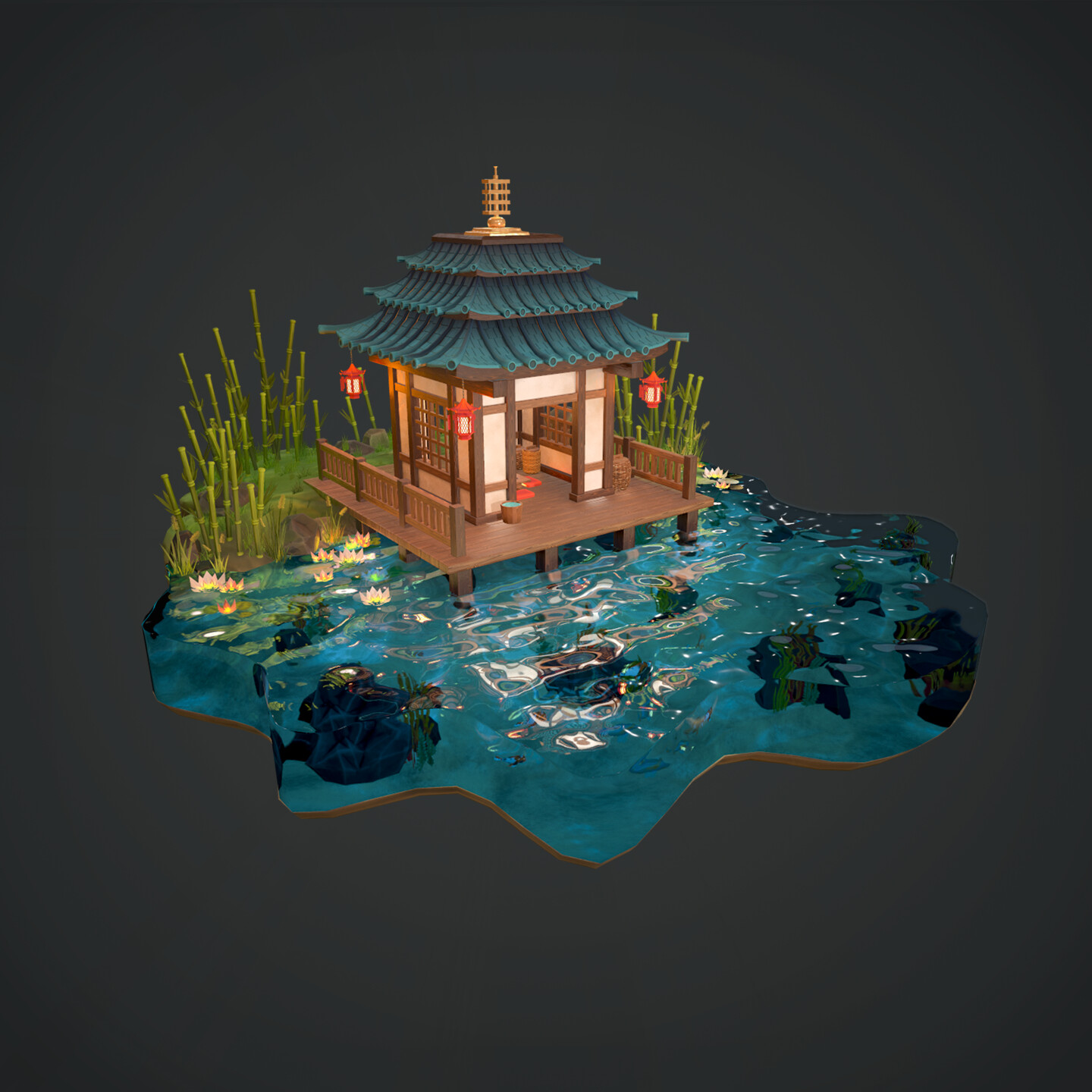 ArtStation - Asian House