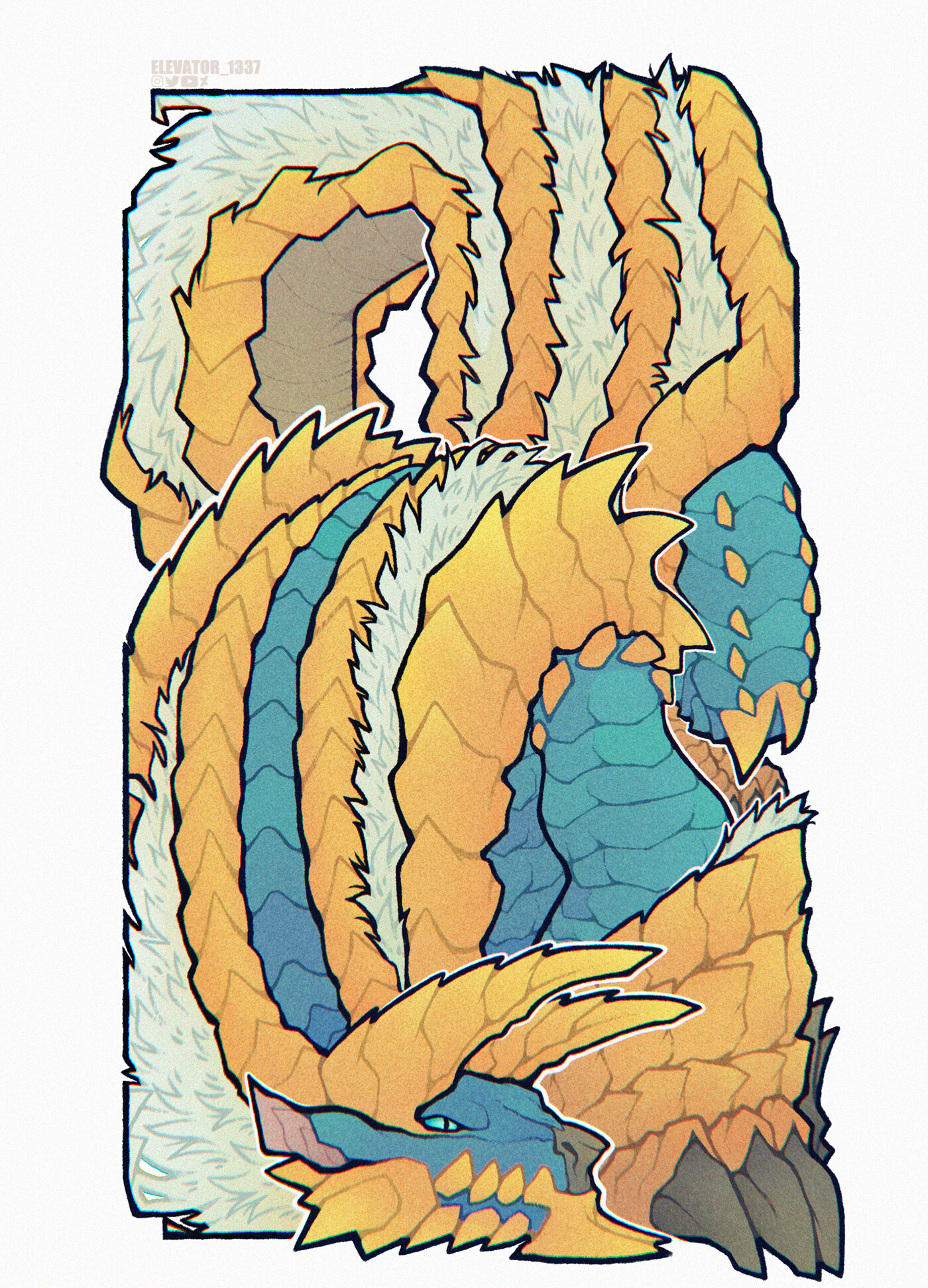 ArtStation - Monster Hunter Squares (Part 2)