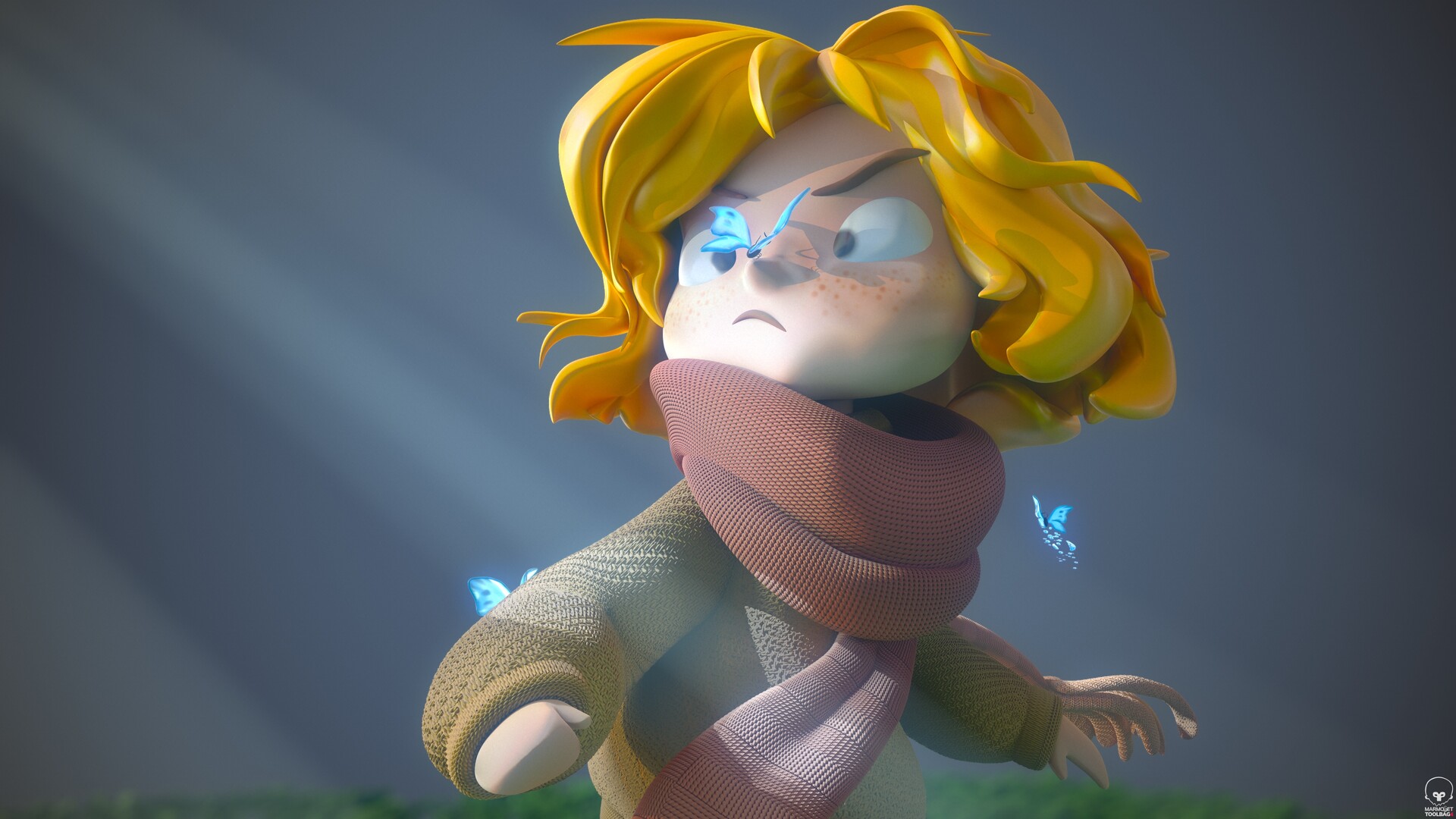 ArtStation - Girl and pixie dust