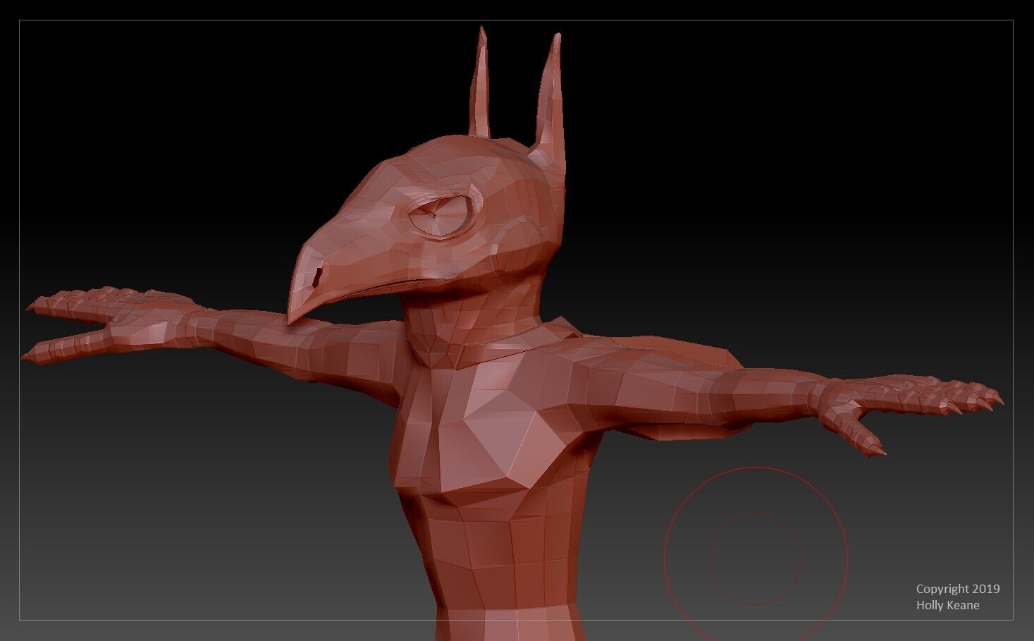 ArtStation - Birdman Model wip