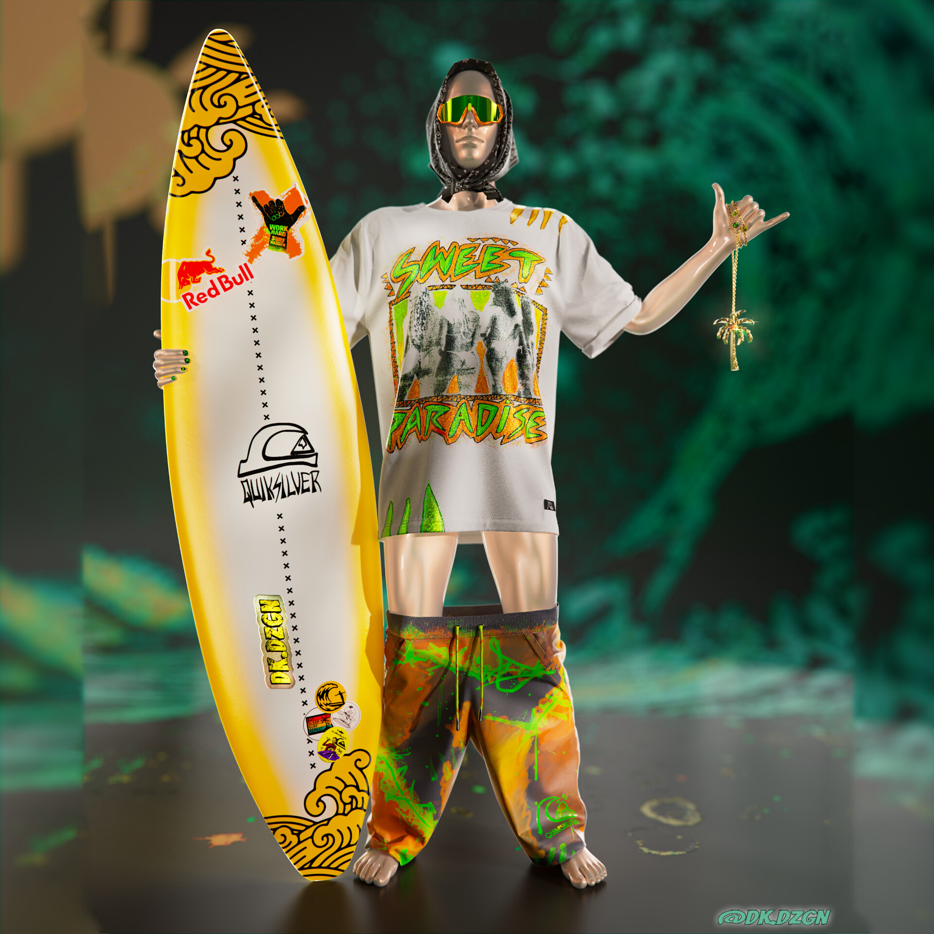 ArtStation - Acid surfer