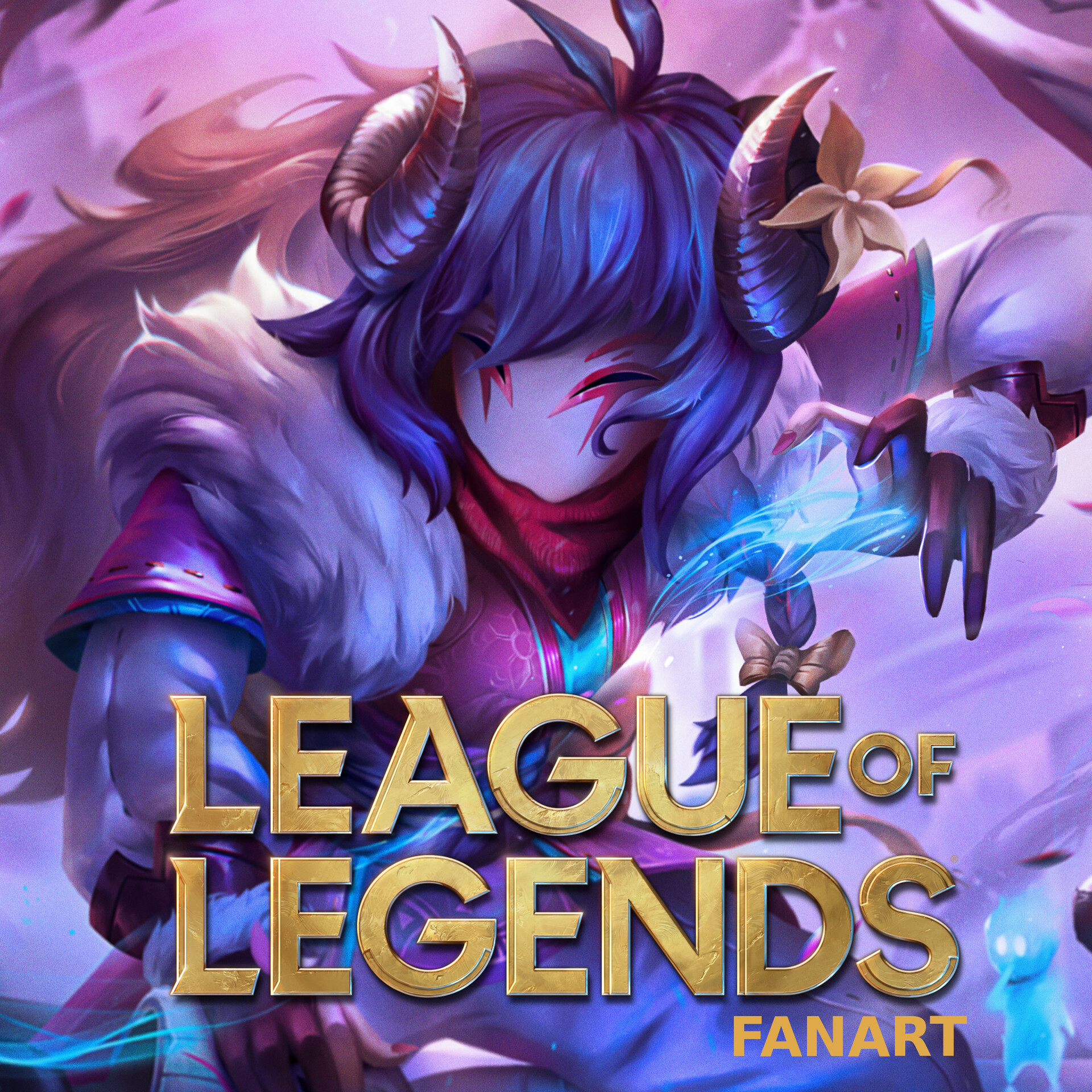 ArtStation - Kindred Spirit Blossom - League Of Legends Fanart