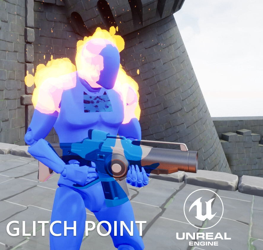 ArtStation - GLITCH POINT - UE4 - Debuff