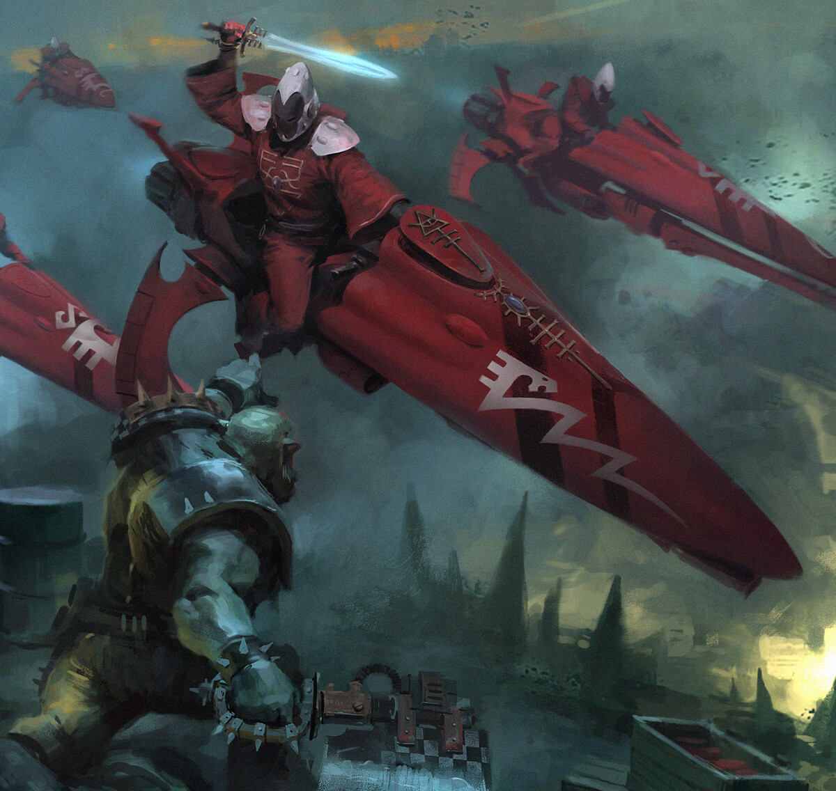 ArtStation - Warhammer 40k - Saim-Hann