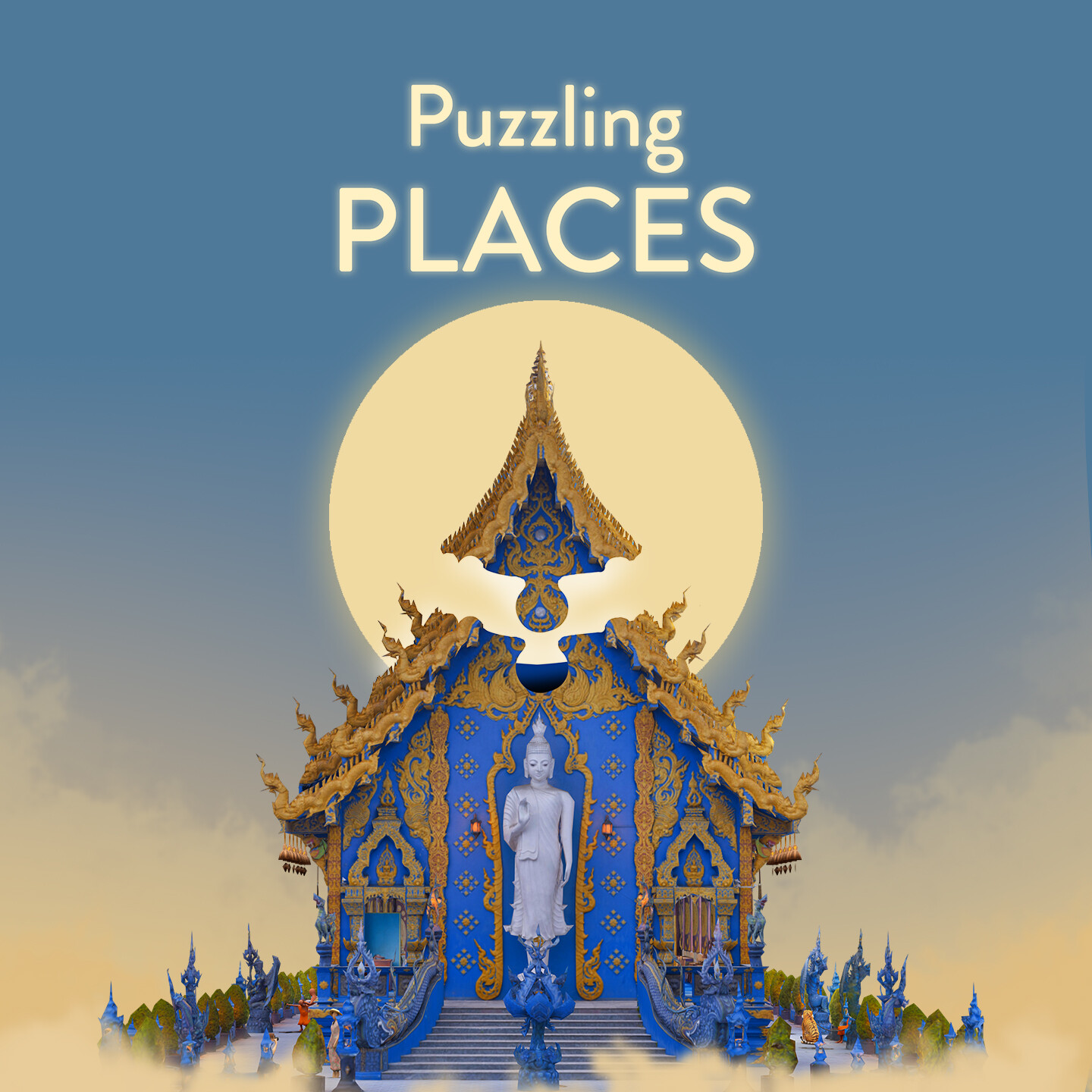 ArtStation - Blue Temple - Puzzling Places