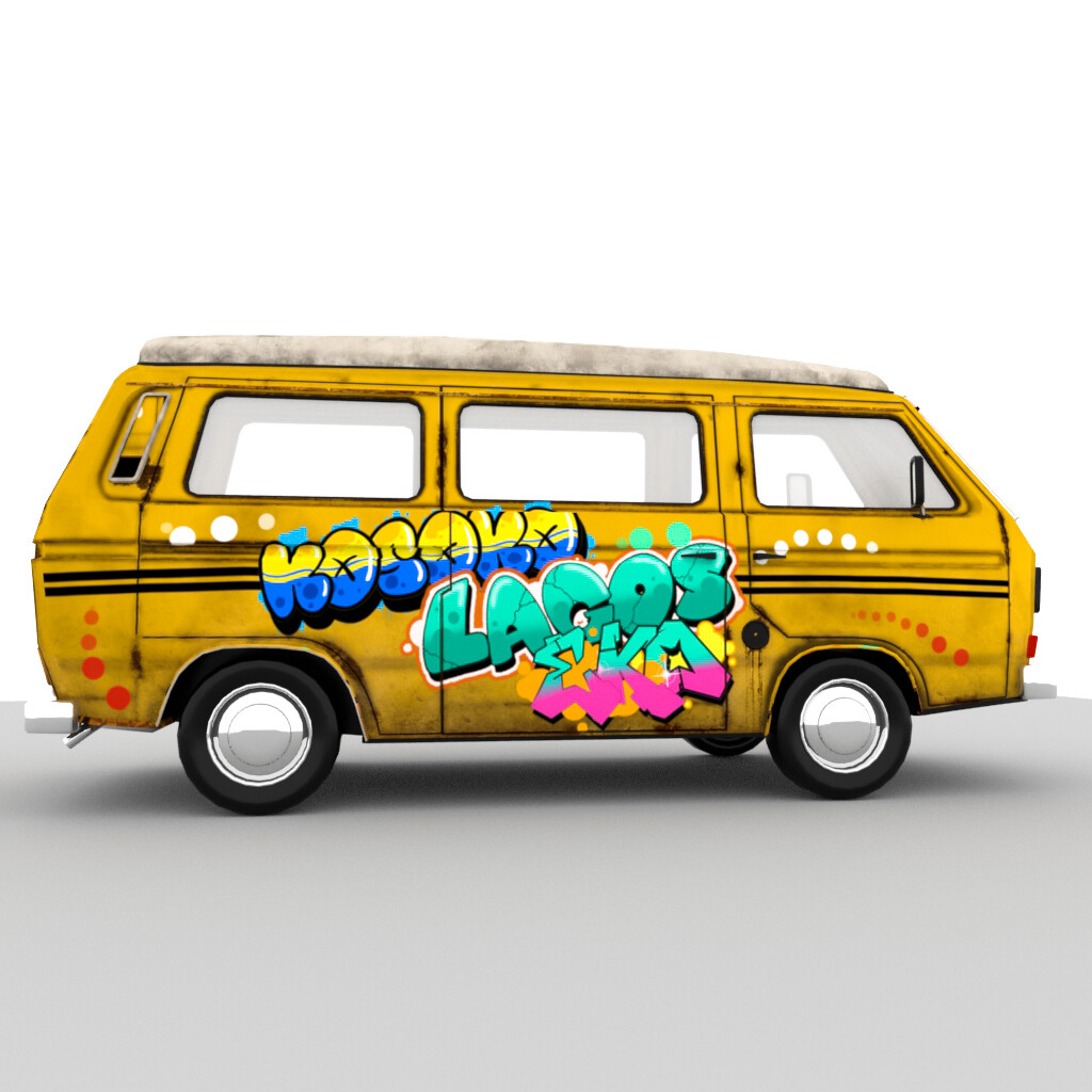 ArtStation - Lagos Danfo Bus