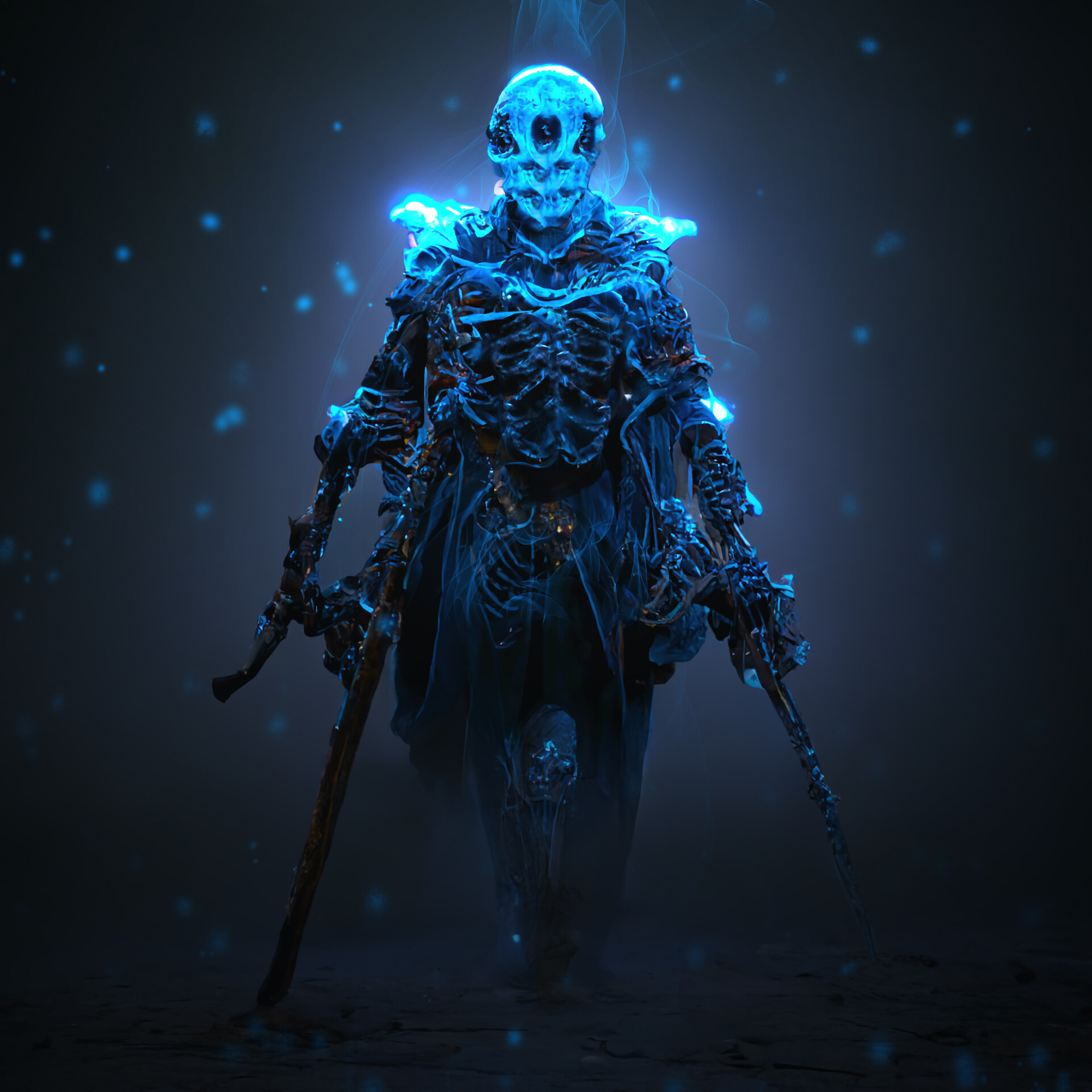 ArtStation - Arawn: The Blue Flame