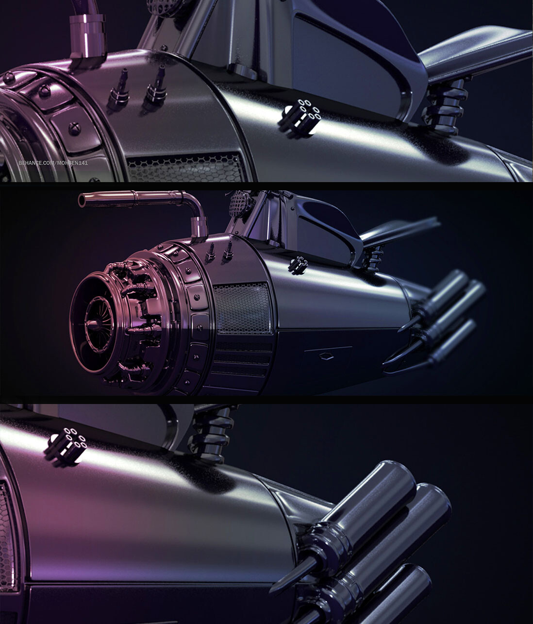 ArtStation - Alien Moto Cycle