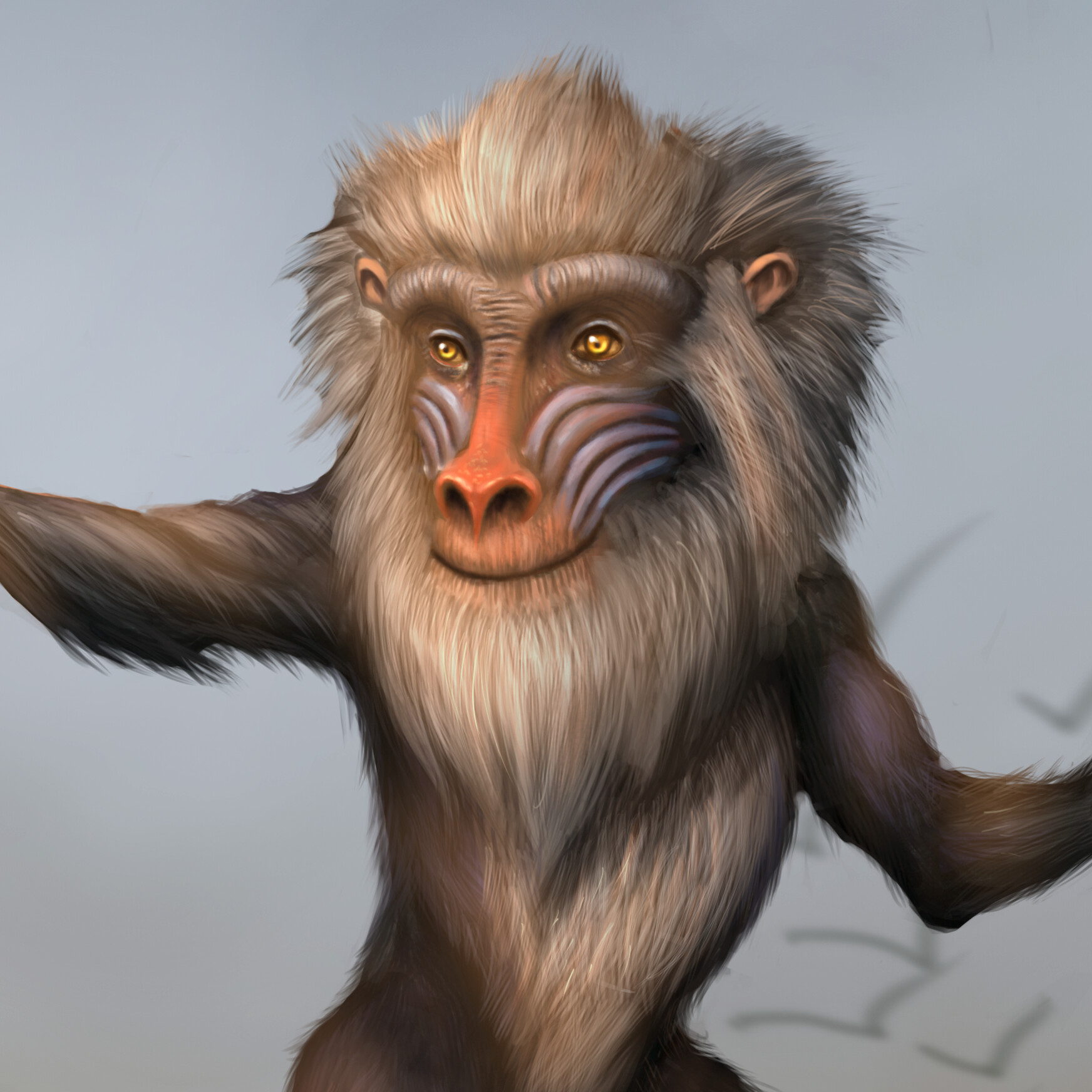 ArtStation - Rafiki Fan Art