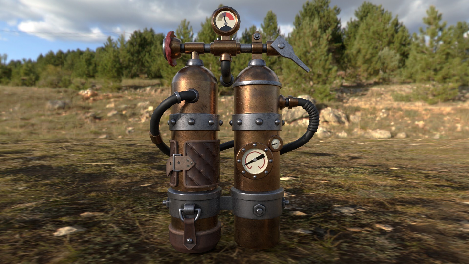 ArtStation - Prop Scuba Tank