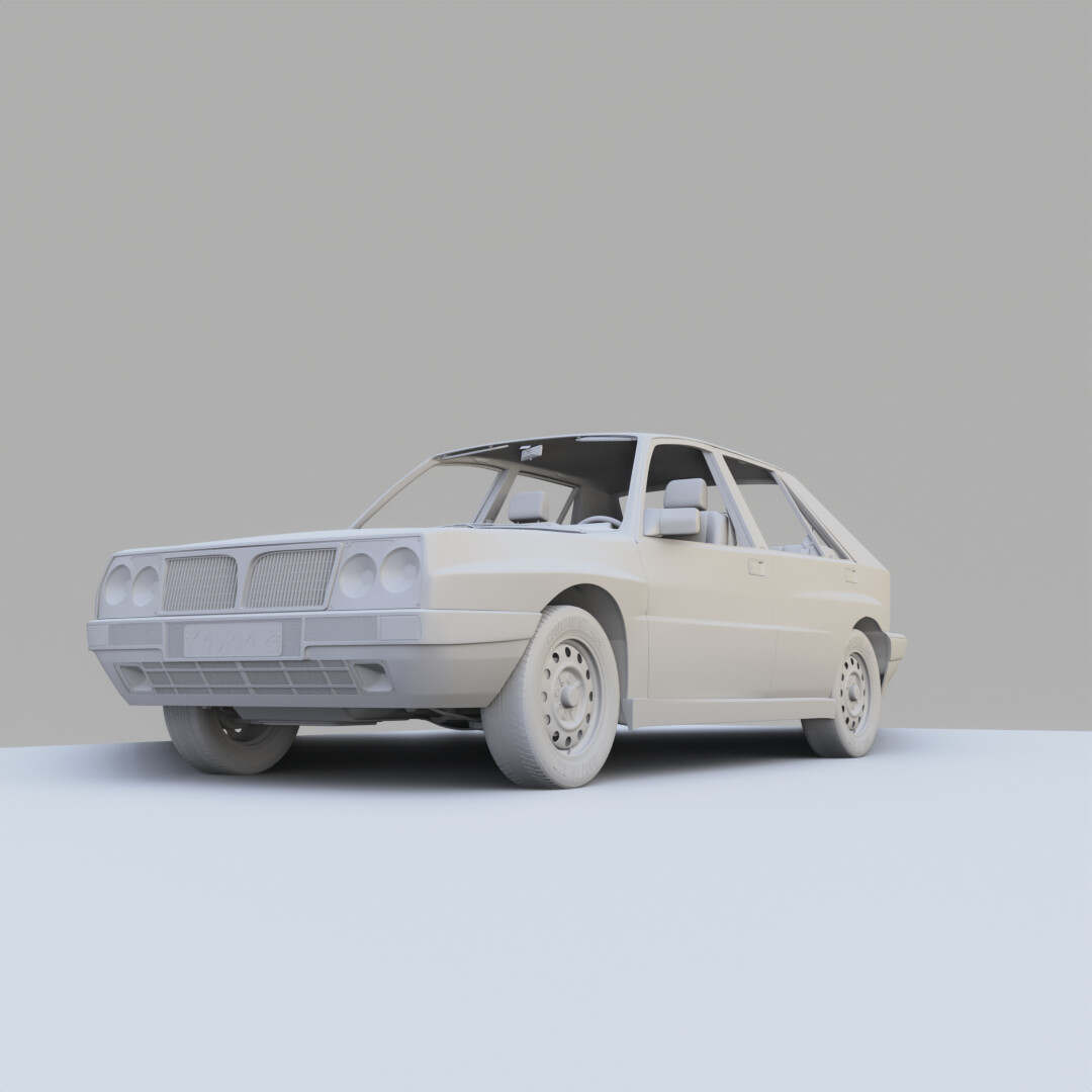 ArtStation - High-Poly car