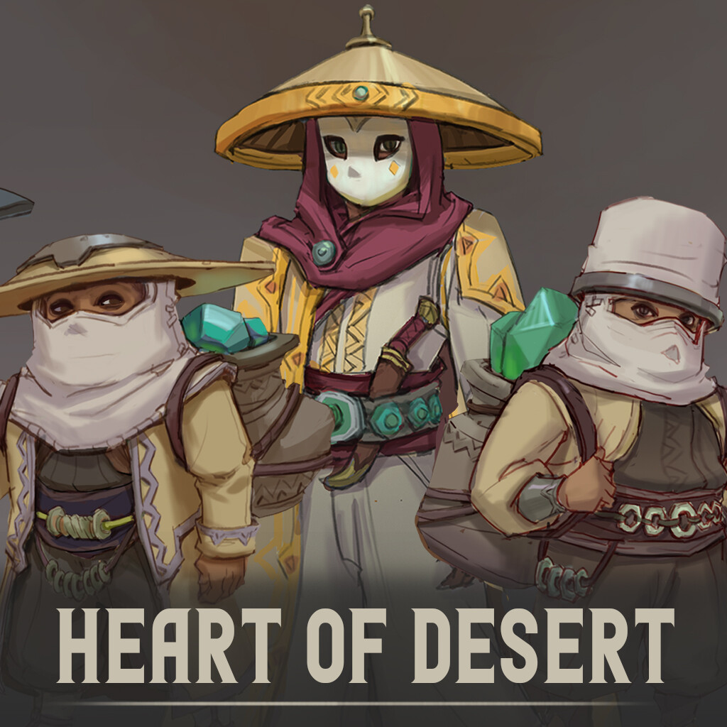 ArtStation - Desert dwarves -Desert dwarf