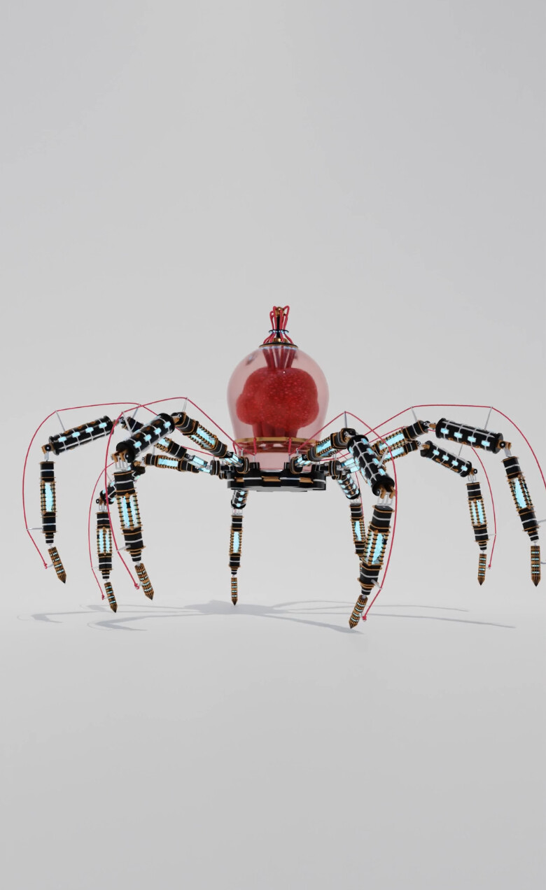 ArtStation - Biomechanical spider