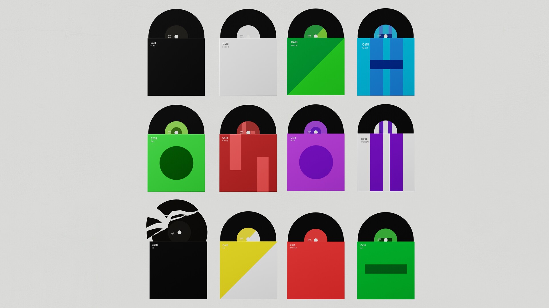 ArtStation - Minecraft Vinyls