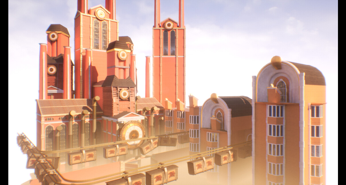 ArtStation - Fink Factory Modular Diorama Environment