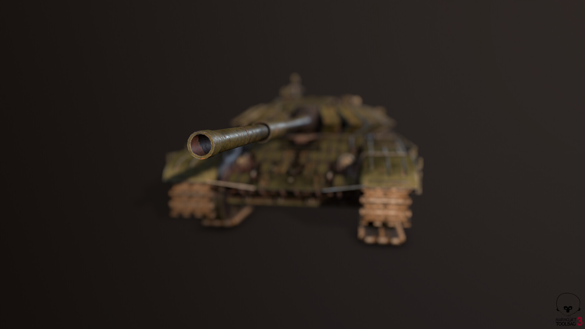 ArtStation - Damaged tank