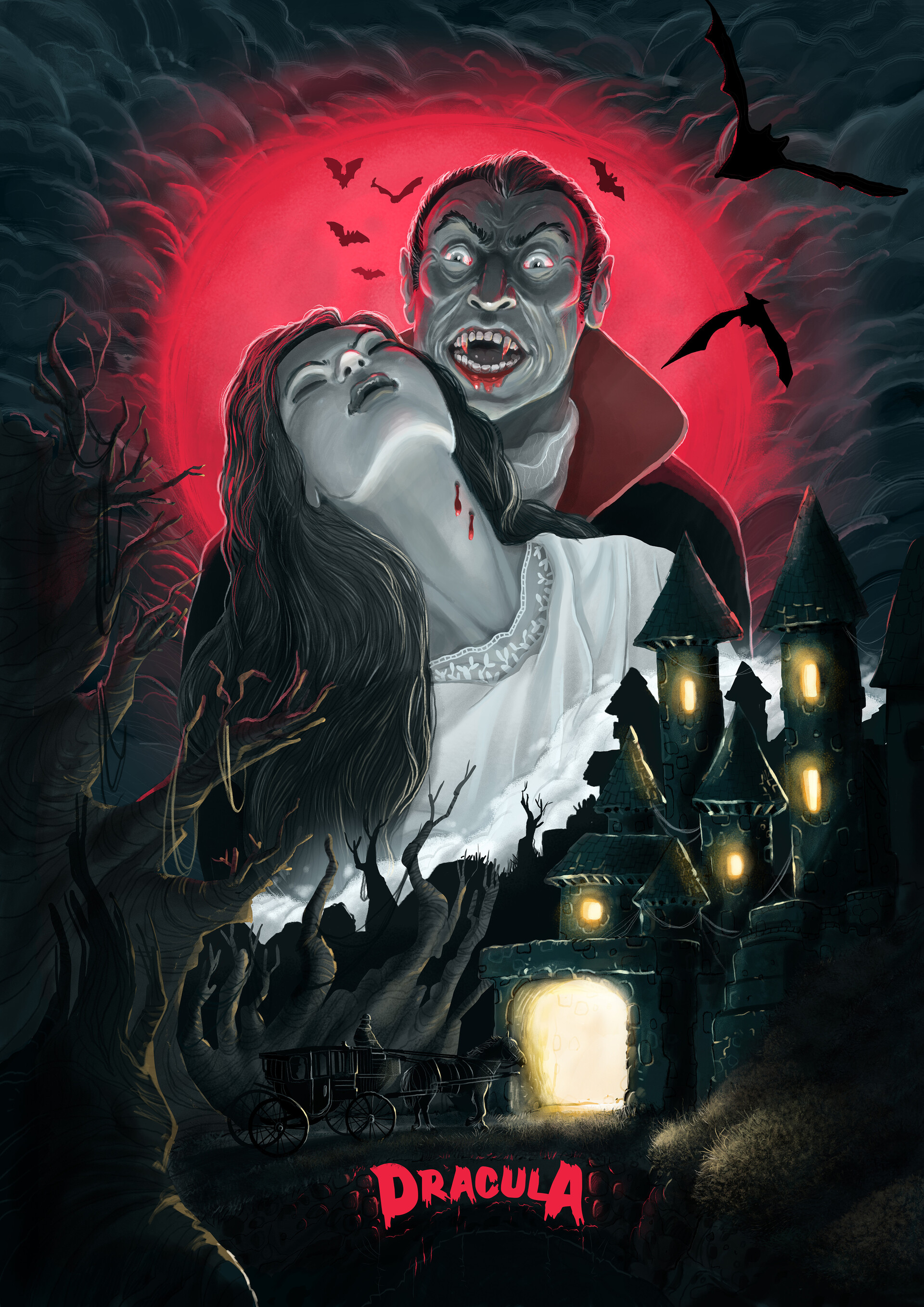 ArtStation - Dracula (advertising campaign)