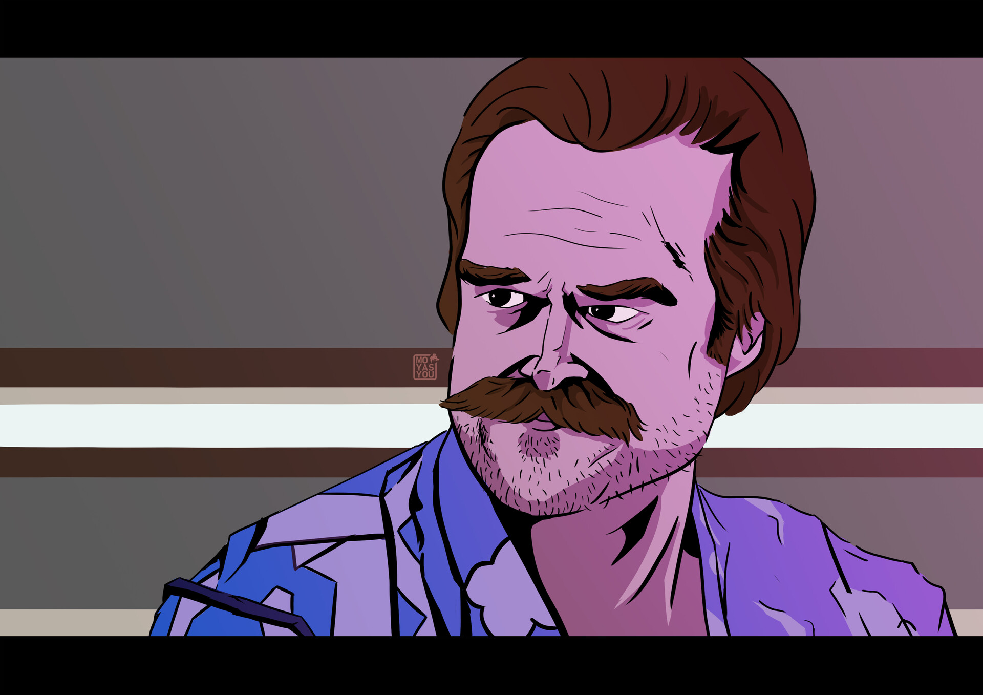 ArtStation - Jim Hopper - Stranger Things