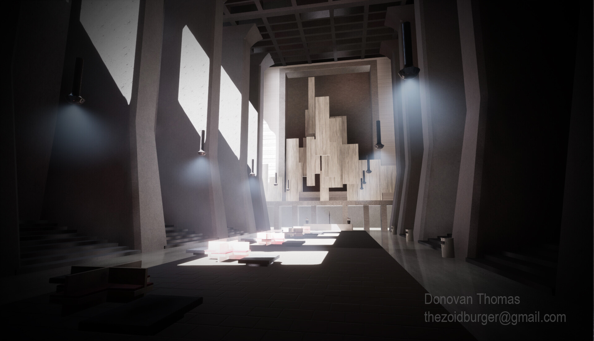 ArtStation - Donovan Thomas "Bureau" WIP